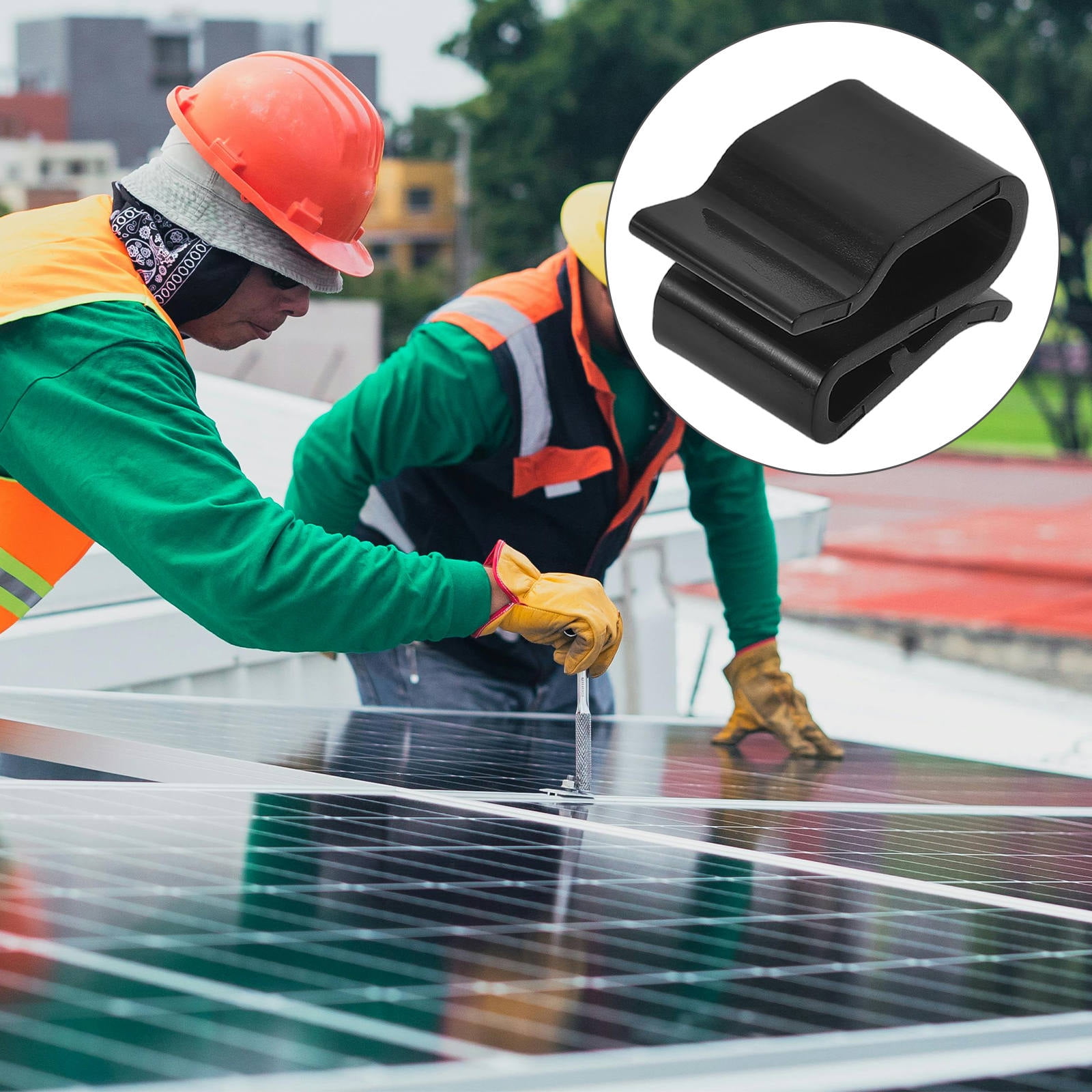 DEEPCRAFF 50Pcs Wire Clips for Cables in Solar Panel and Photovoltaic ...