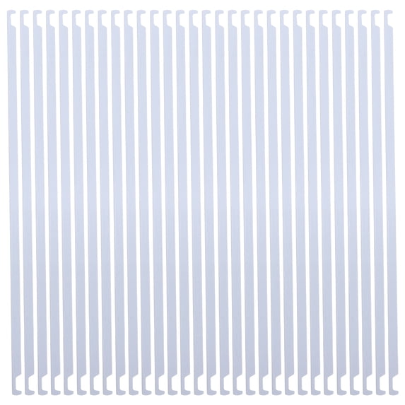 DEEPCRAFF 50Pcs White Metal Hanging File Rails Heavy Duty Office ...