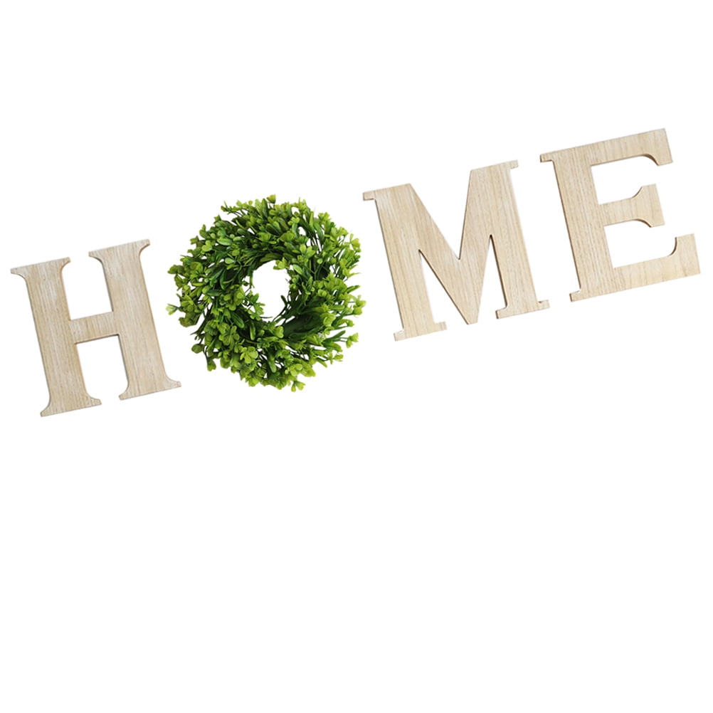 DEEPCRAFF 53Pack Cut Out Letters Light Brown Wall Signs 9.8X9.3In ...