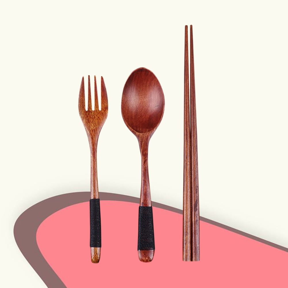 DEEPCRAFF 5Piece Set for Chinese Chopsticks Eating Reusable Wooden ...