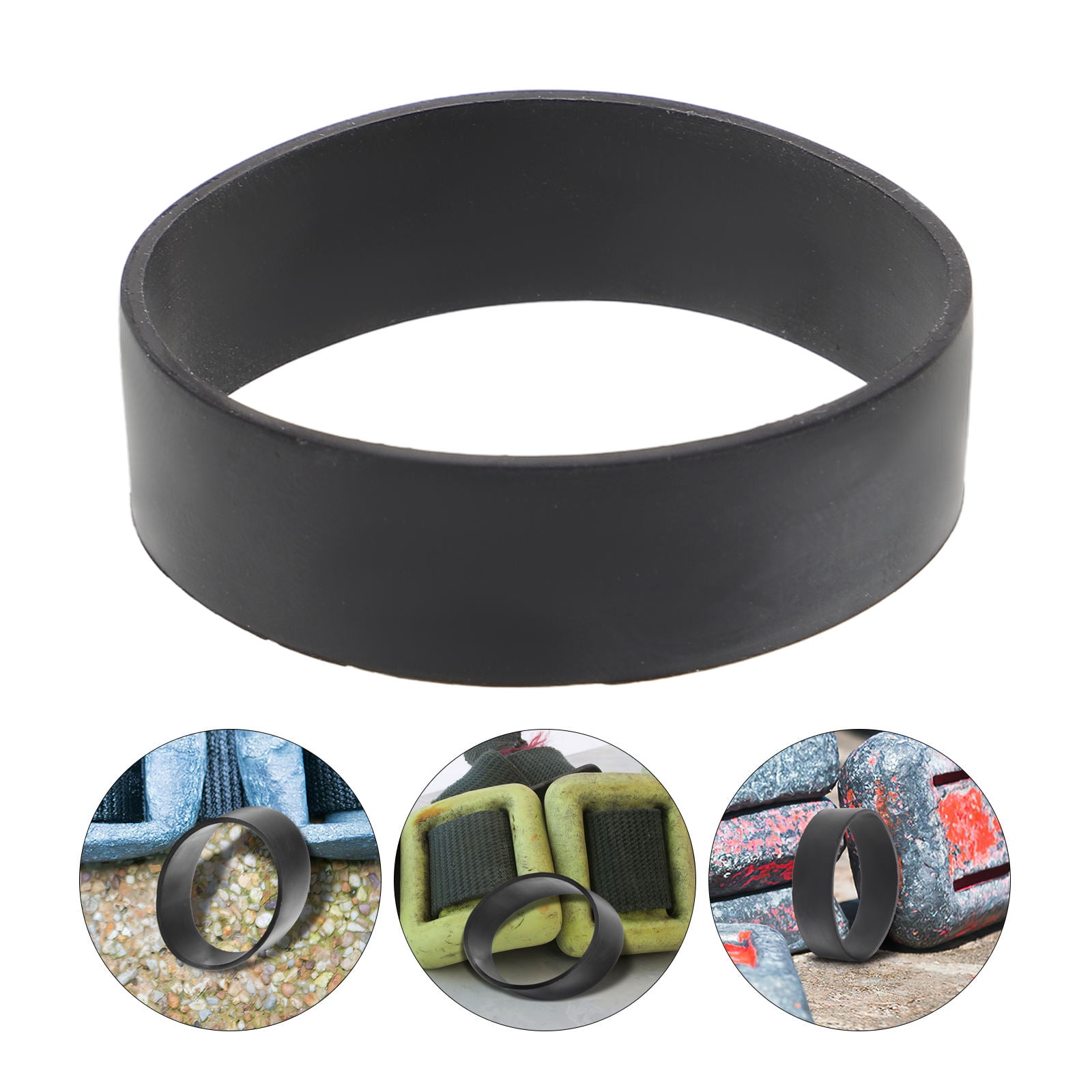 DEEPCRAFF 5Set Diving Belt Rubber Rings Round Black Diving Fixing Ring ...