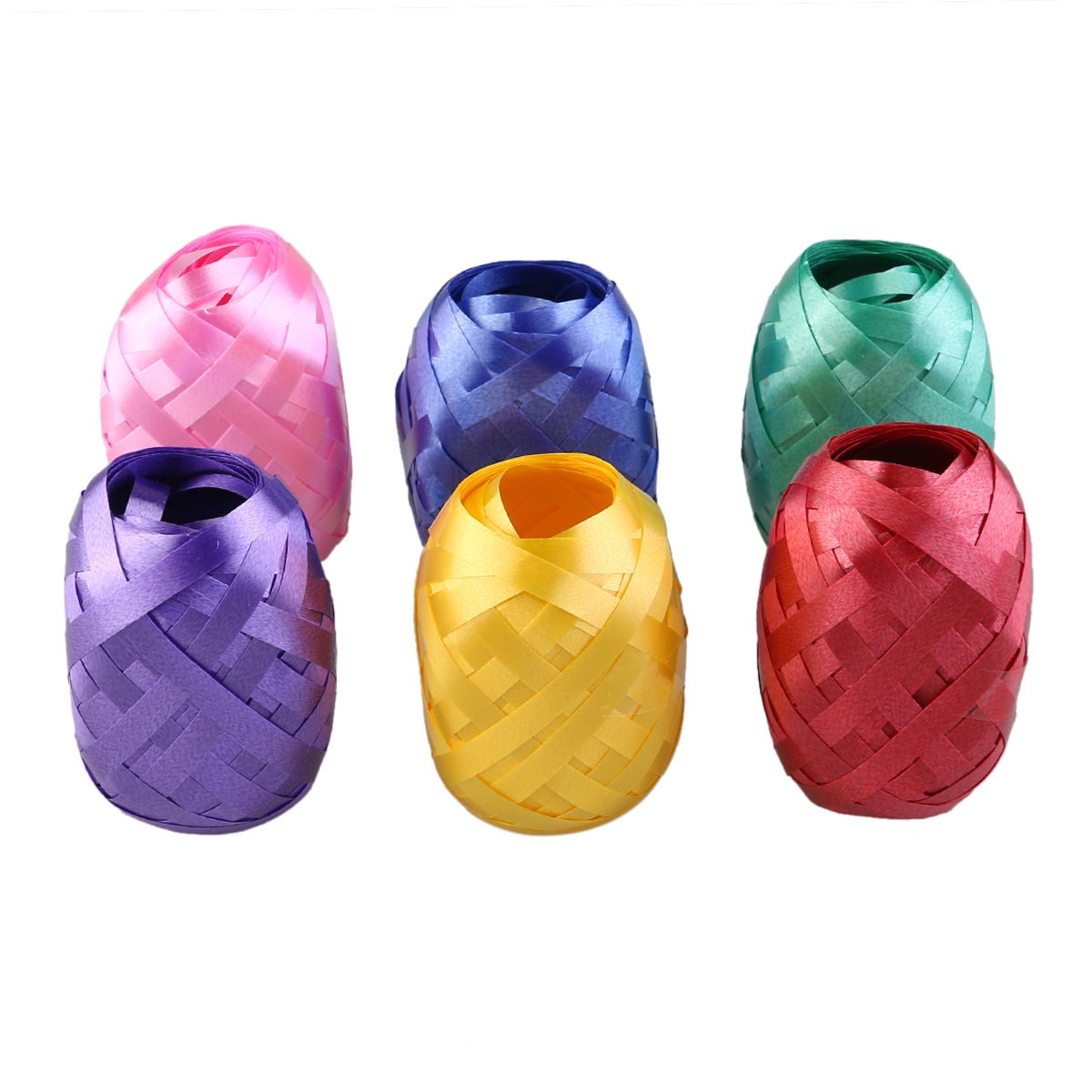 DEEPCRAFF 6Pcs Balloon Ribbon Fastener Assorted Color Packaging Ribbon ...