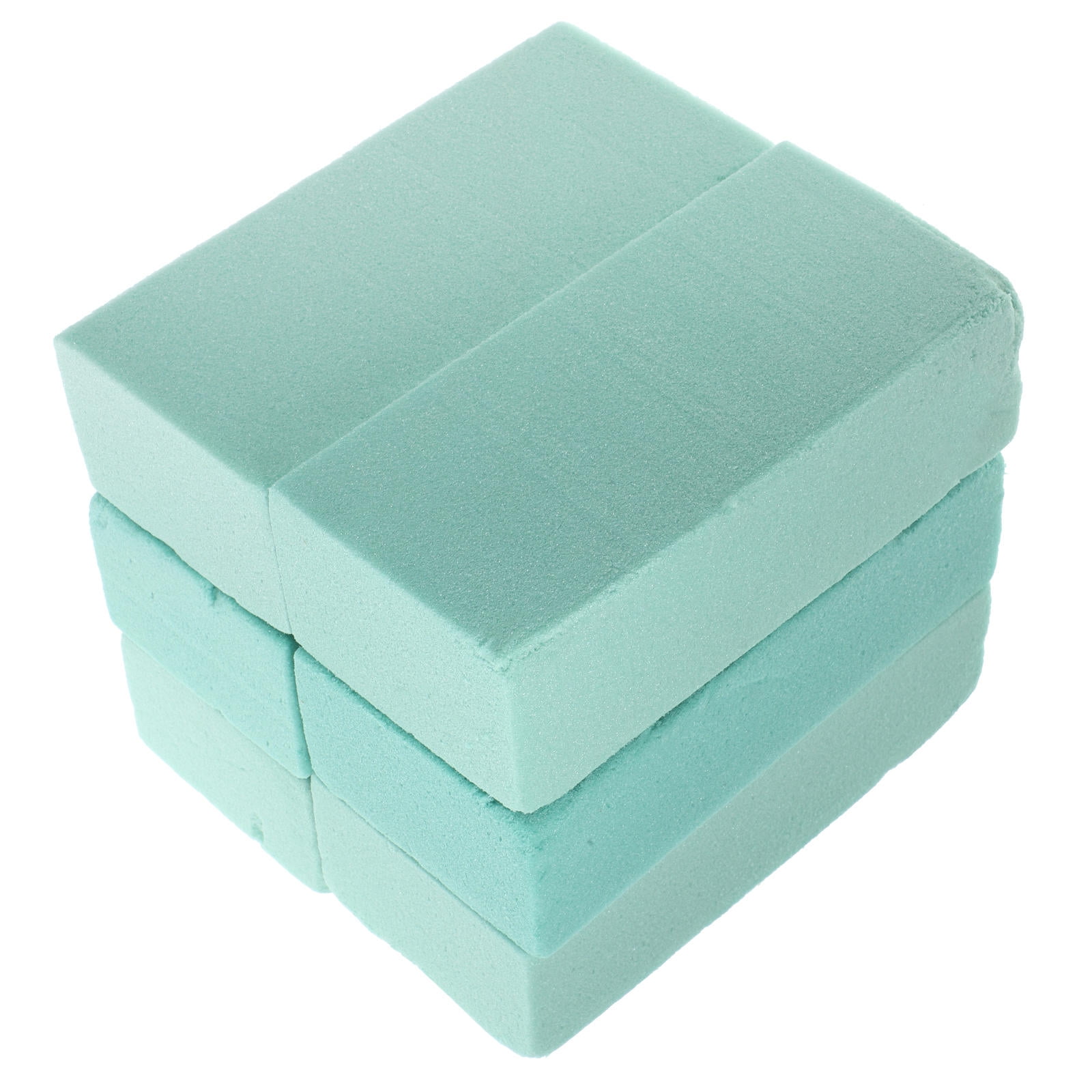 DEEPCRAFF 6Pcs Green Floral Bricks for Packing Material Plastic Foam ...