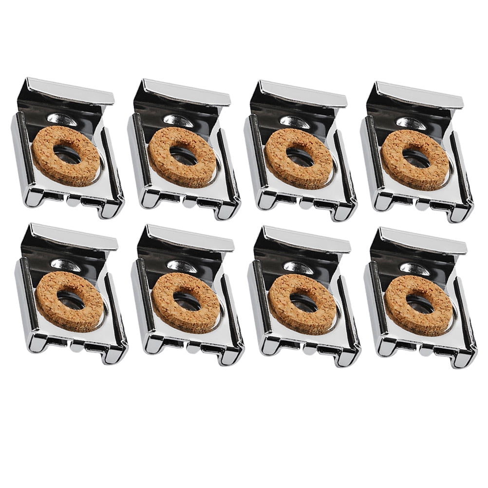 DEEPCRAFF 8Pcs Metal Mirror Mounting Clips Heavy Duty Mirror Mounting ...