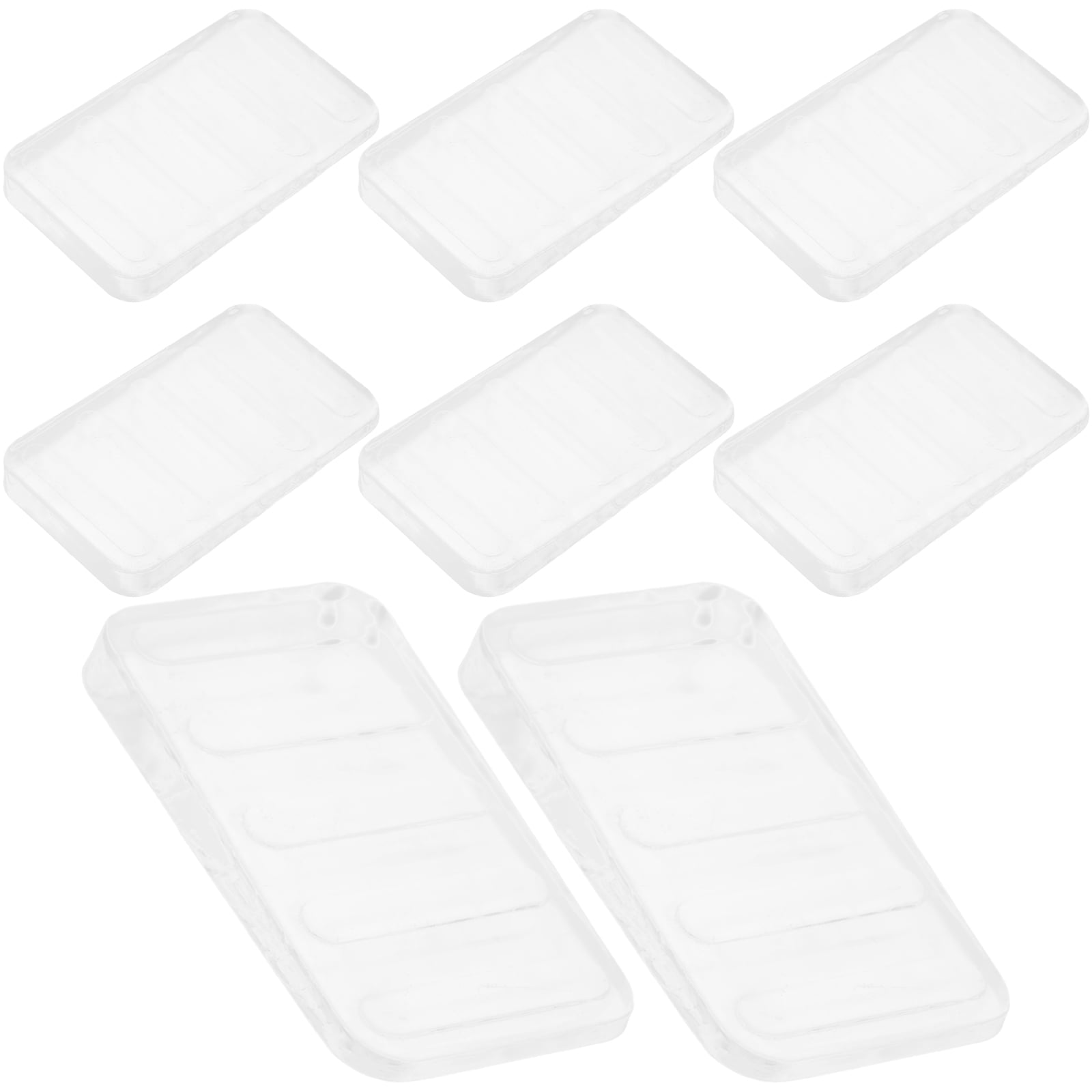 DEEPCRAFF 8Pcs PU Furniture Levelers Clear Feet Pads for Precise Height ...
