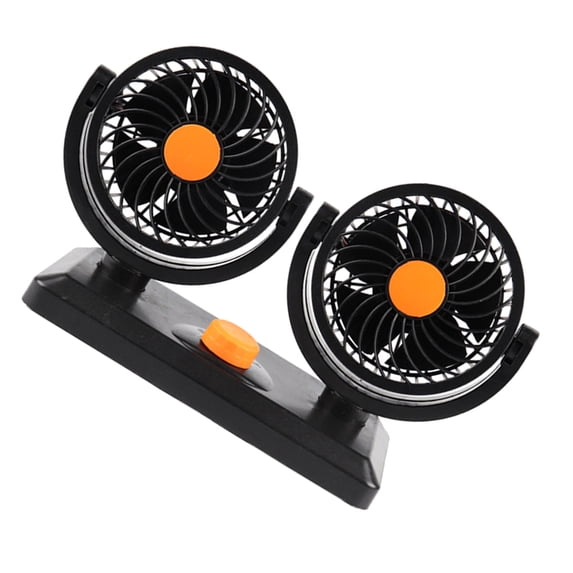 DEEPCRAFF Automotive Cooling Fan 1Pack with 360 Degree Rotatable Wind ...