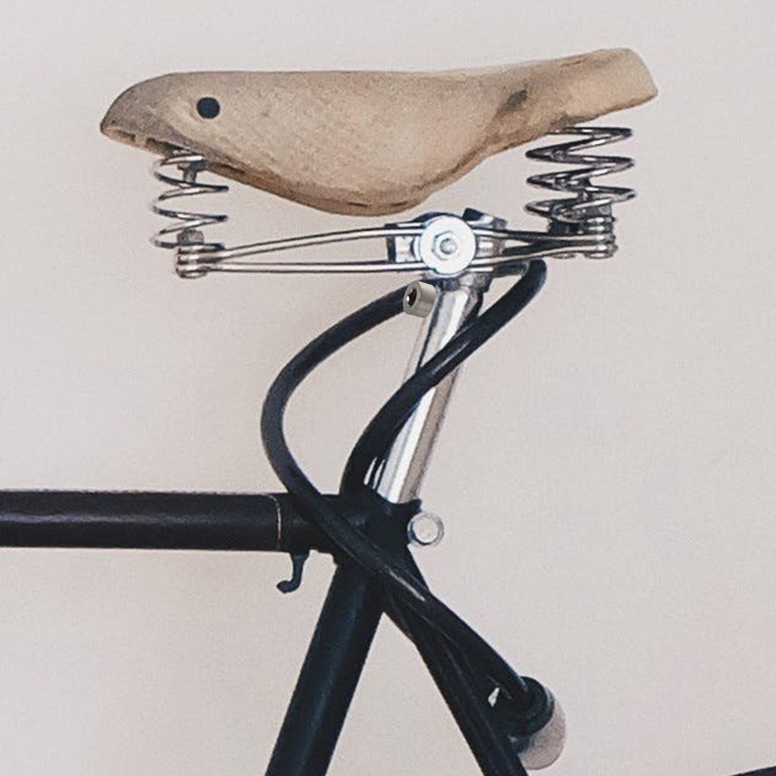 DEEPCRAFF Bicycle Seat Post Clamps 1Pcs Silver Titanium Alloy Round ...