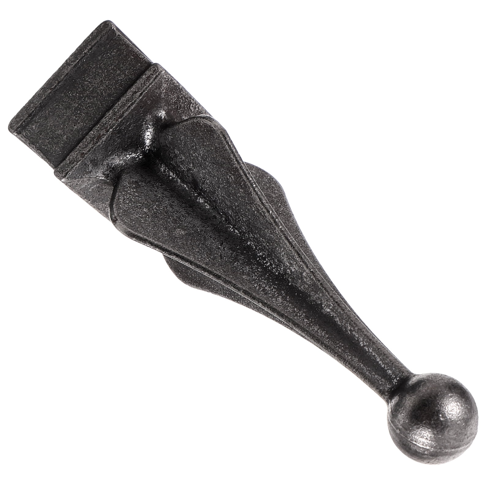 DEEPCRAFF Decorative Black Metal Fence Finial with Sturdy Construction ...