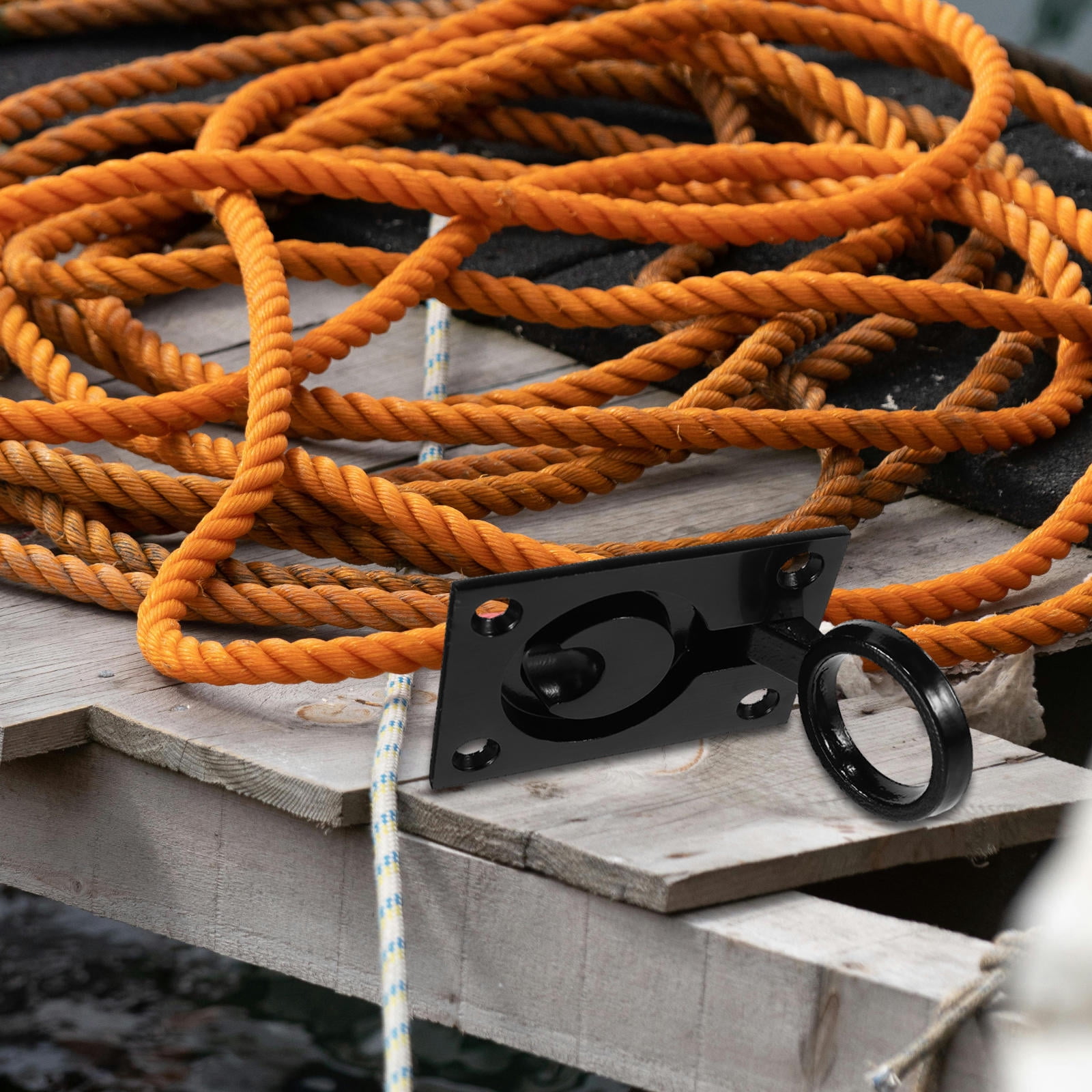 DEEPCRAFF Black Stainless Steel Boat Hatch Handle Flush Recessed Square ...