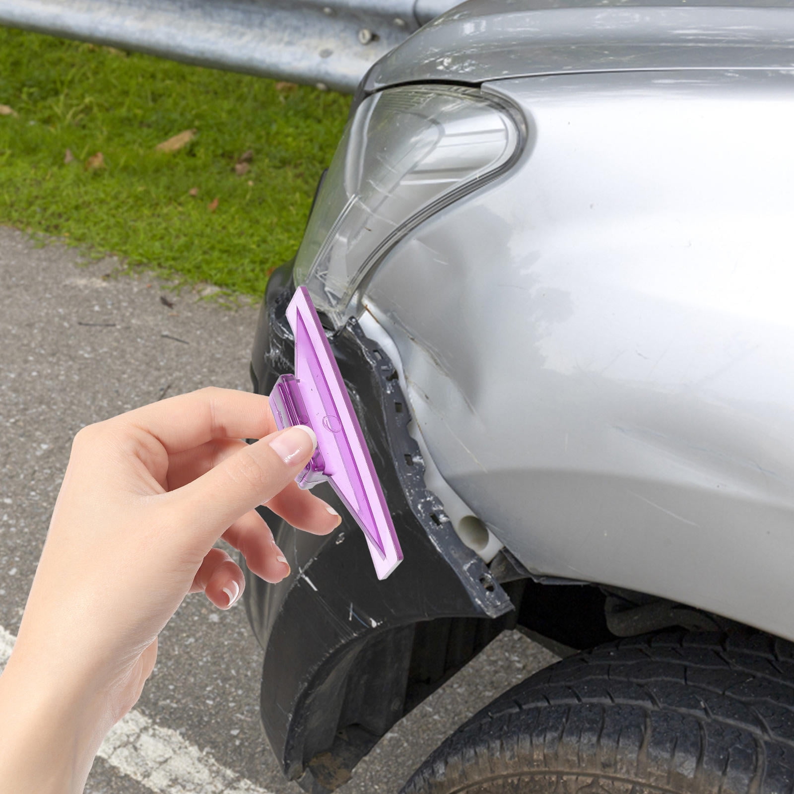 DEEPCRAFF Body Repair Dent Removal Tools 18 Pcs Purple Nylon Plastic ...