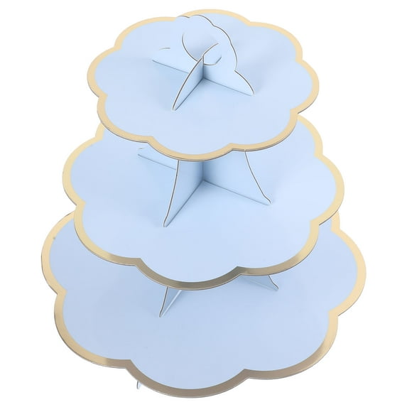 DEEPCRAFF Cake Base Holder Wedding Cake Stands Paper Blue 1Set ...