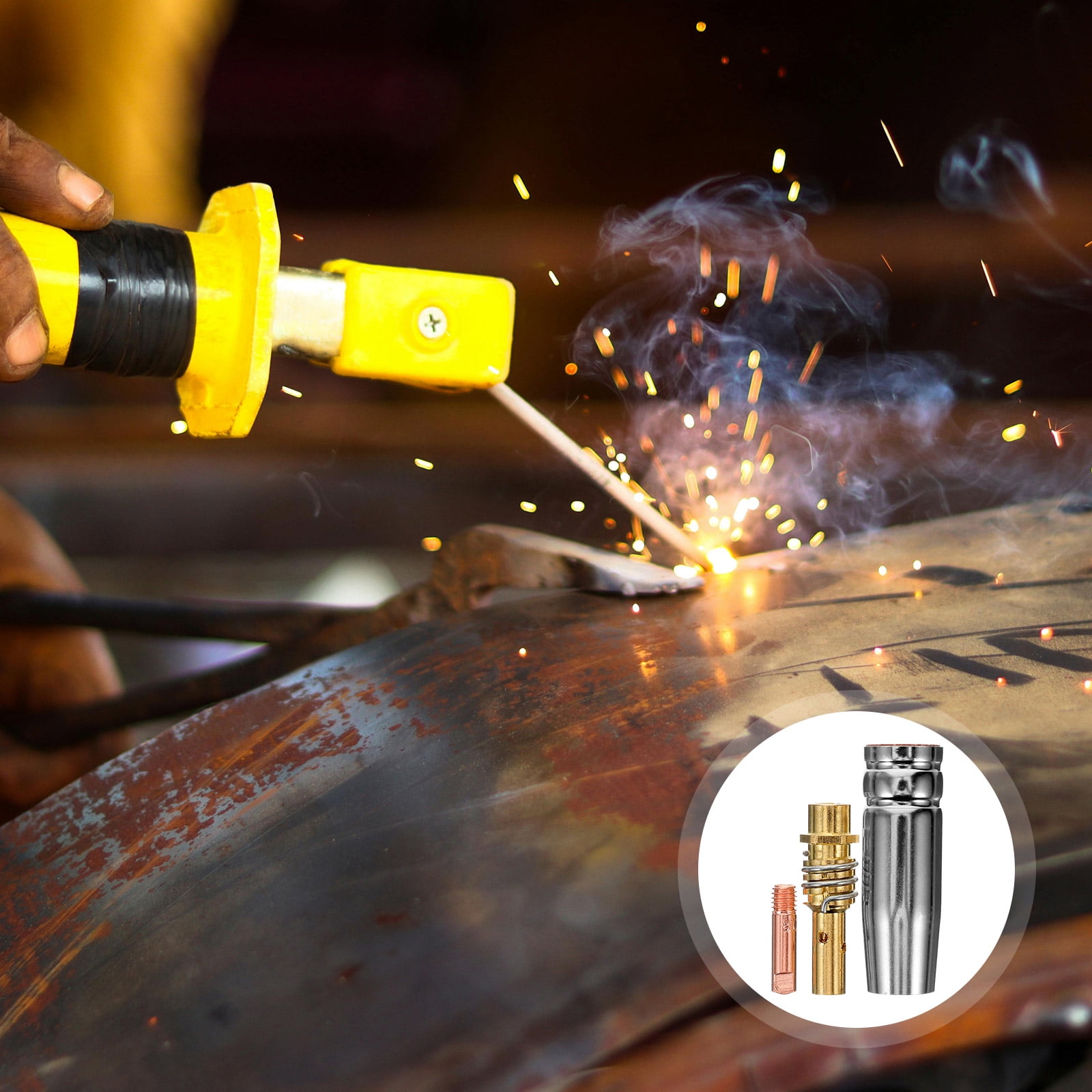 DEEPCRAFF Copper Welding Nozzle Assorted Color For Welder Accessories 1 ...