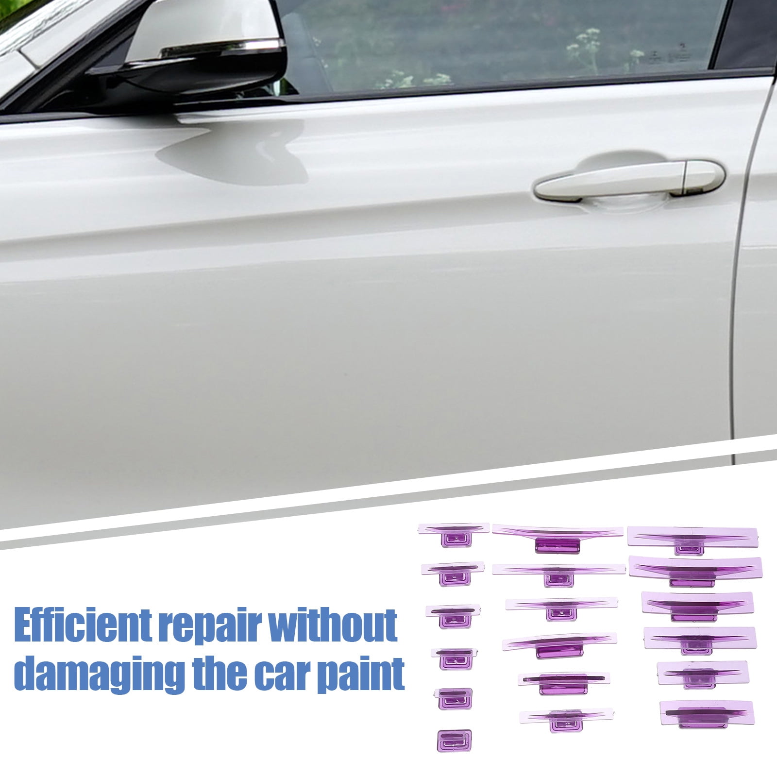 DEEPCRAFF Dent Fixer for Car 18 Pcs Purple Nylon Plastic Dent Puller ...