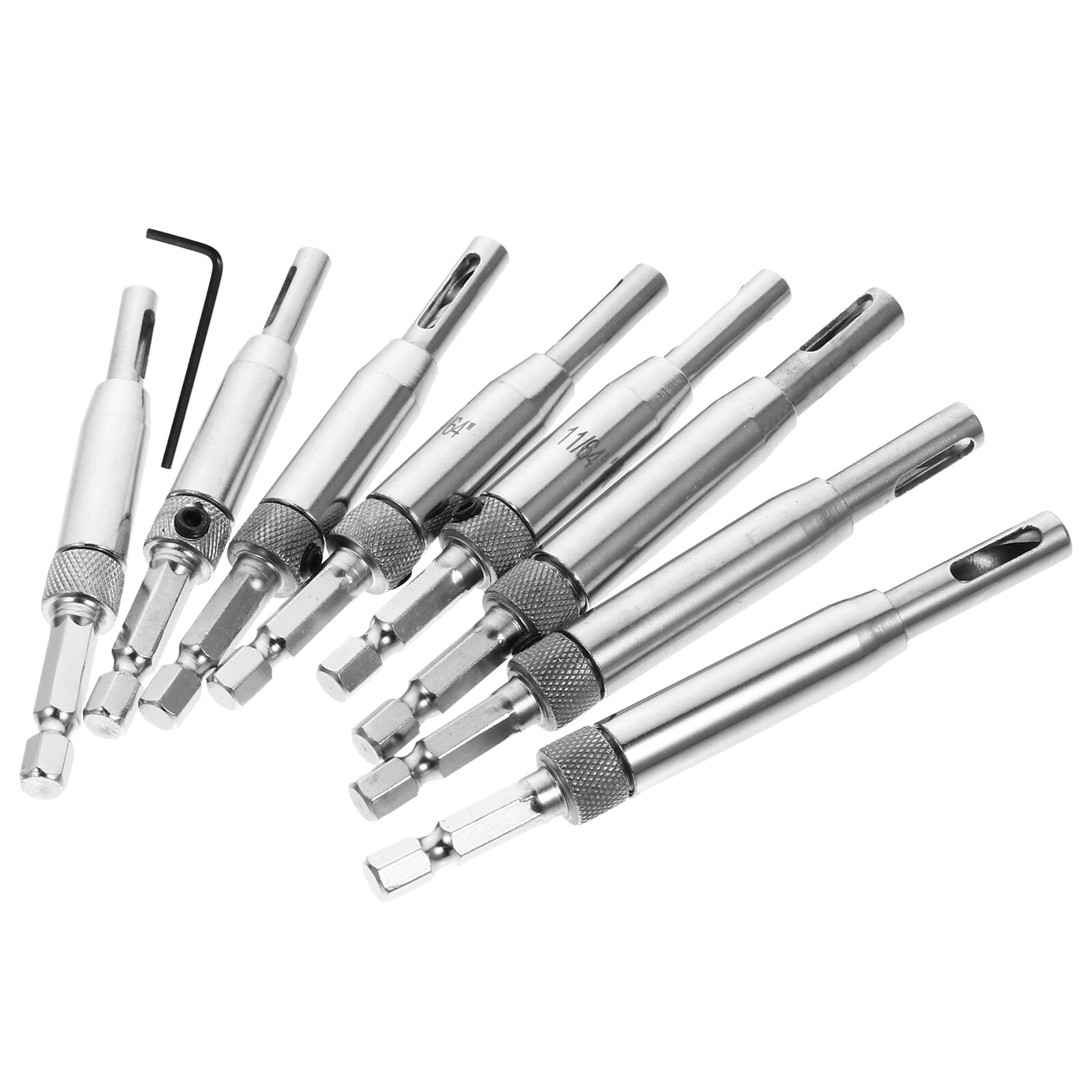 DEEPCRAFF Door Hinge Self Centering Drill Bit 8Pcs 11.2X0.5In For ...