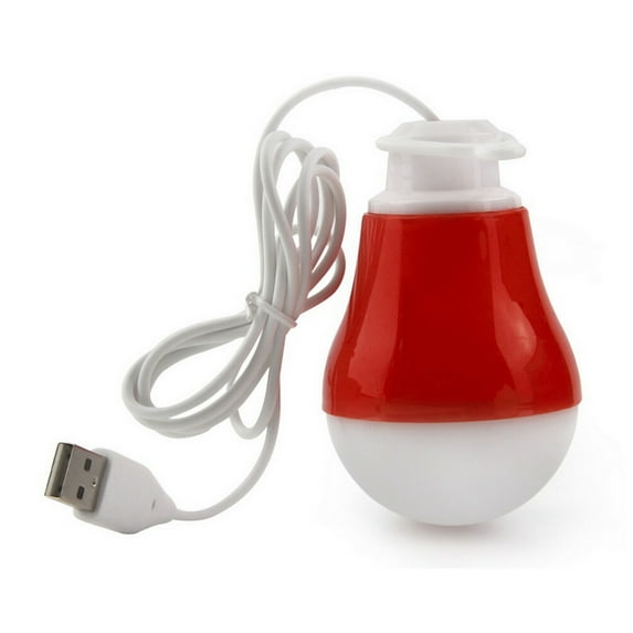 DEEPCRAFF Portable Light Bulb Red Plastic Camping 1Pack - Walmart.com