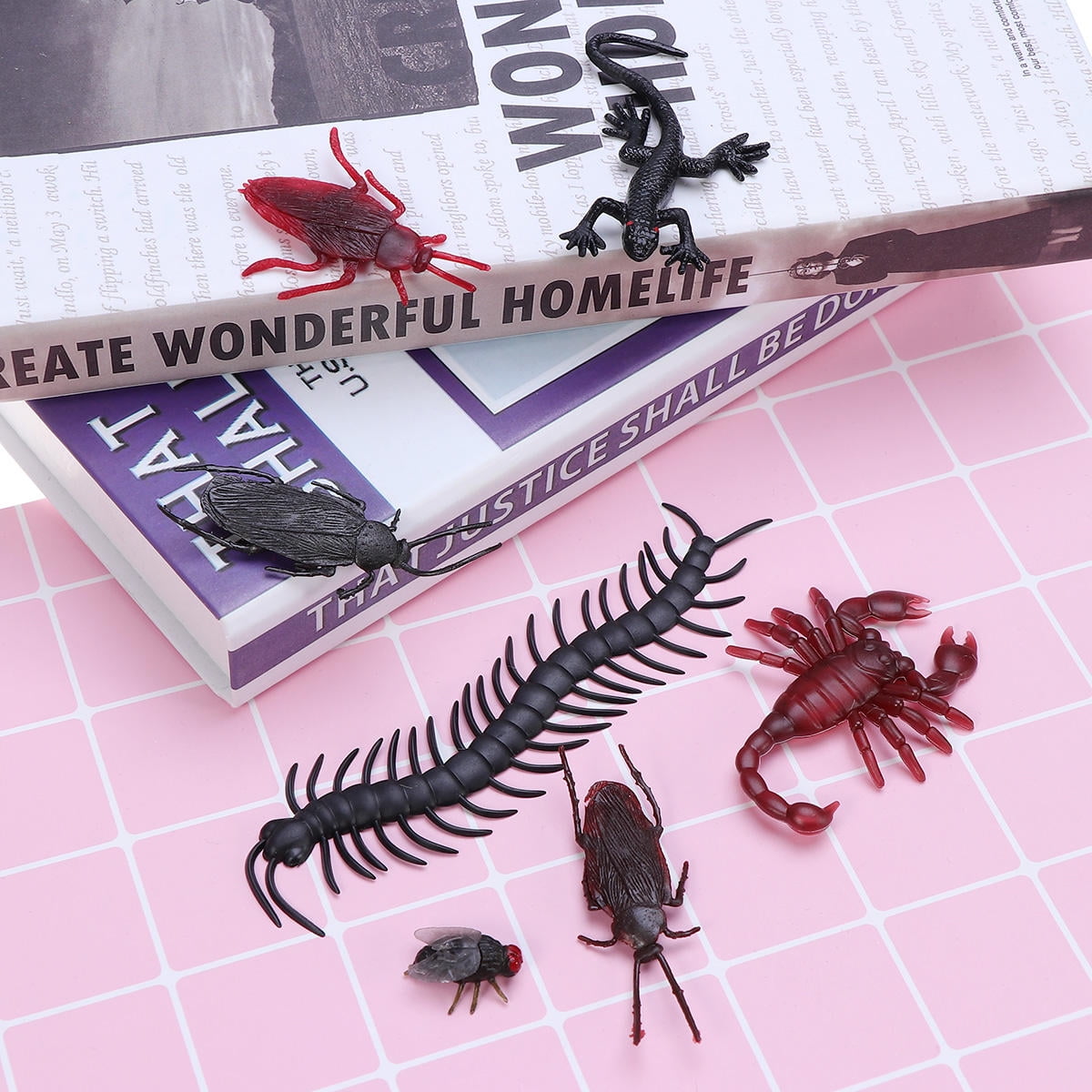 DEEPCRAFF Fake Prank Supplies 150Pack Doll Assorted Color Plastic For ...