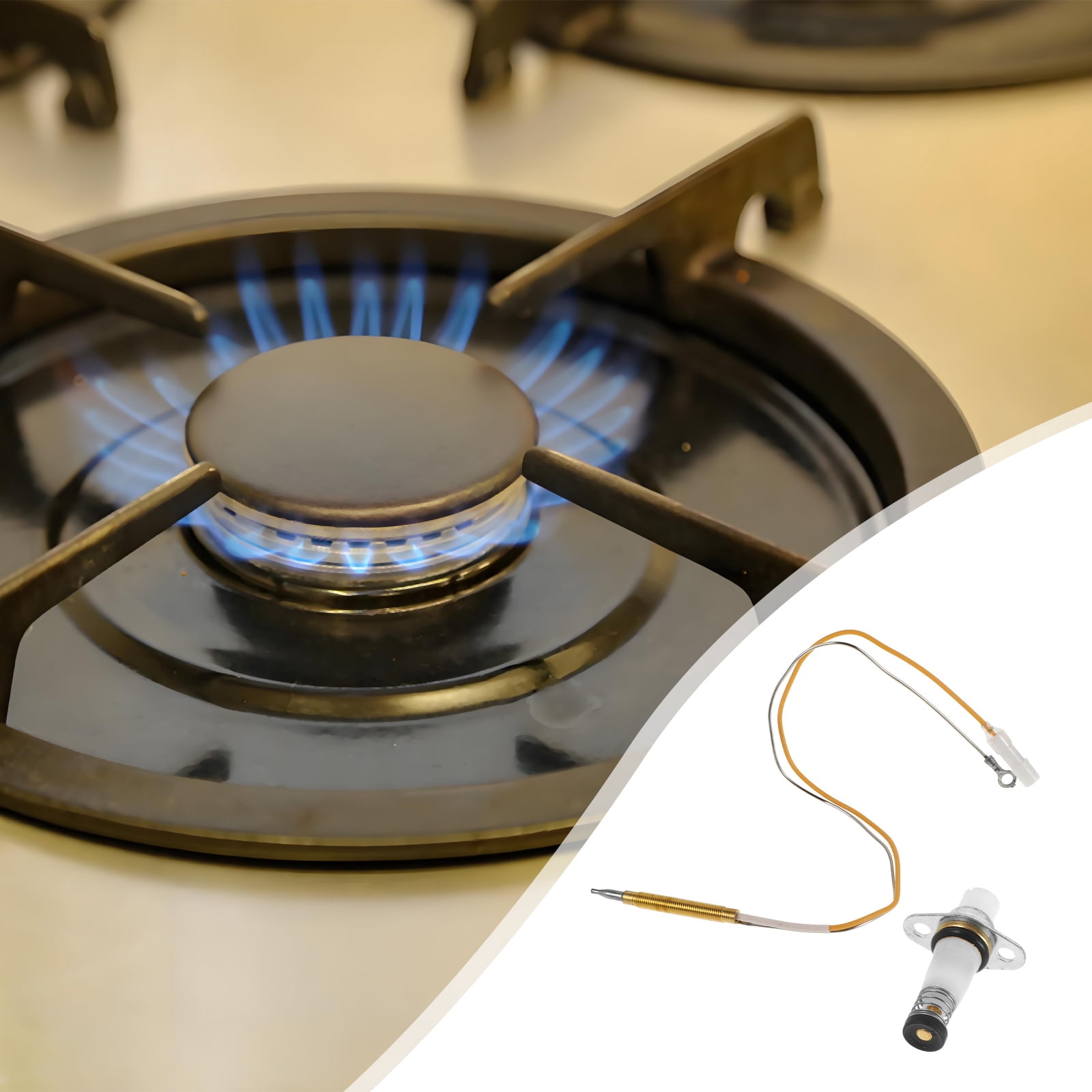 DEEPCRAFF Furnace 1Pcs Copper For Gas Heater With Dualsensor Electromagnetic Valve And Flame ...