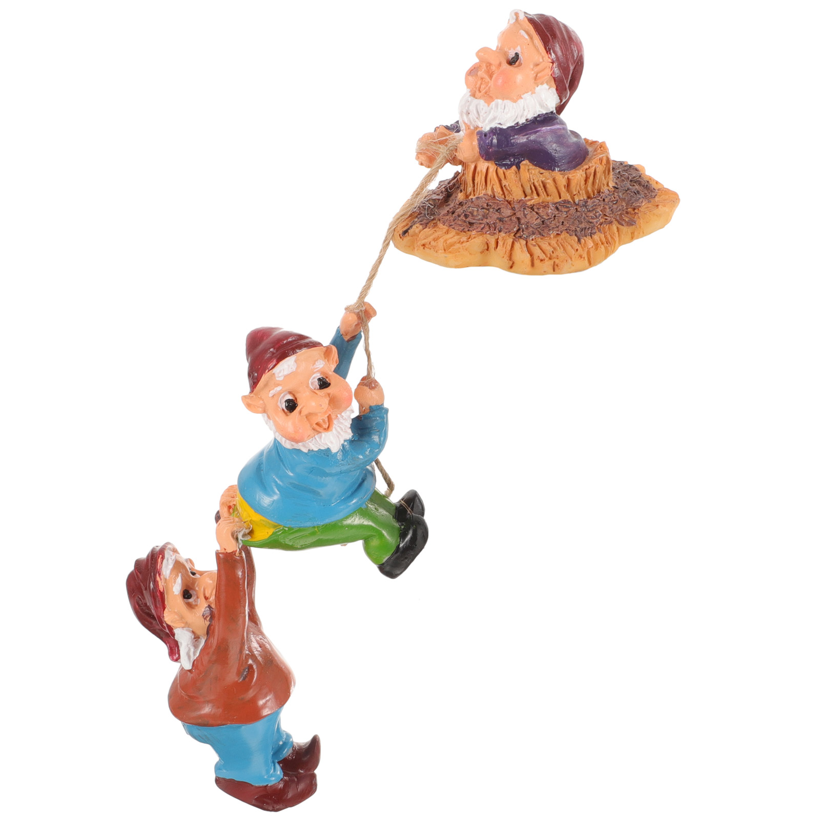 DEEPCRAFF Garden Dwarf Statue in Climbing Style for Gardens and ...