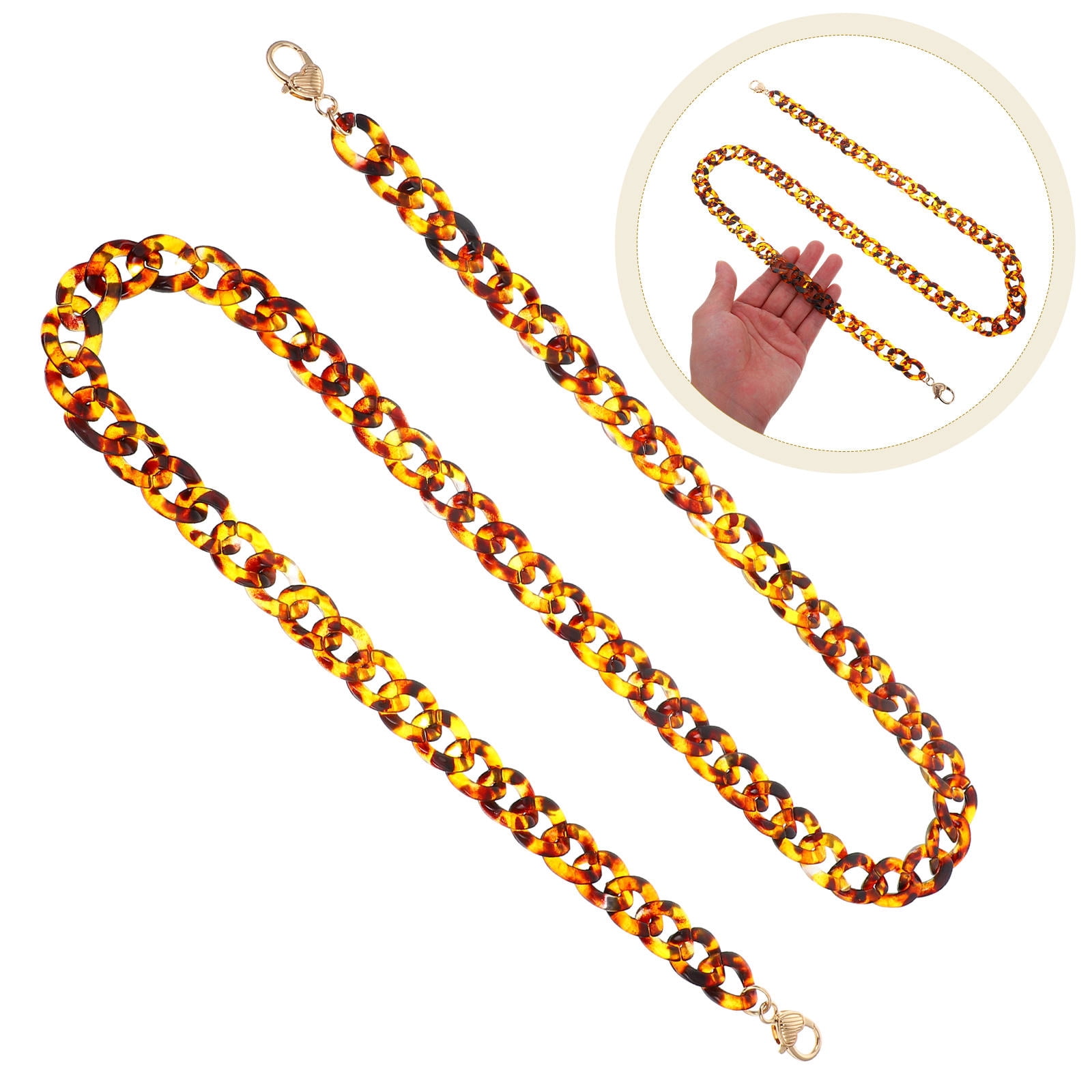DEEPCRAFF Gold Purse Chain 1Pack for Bags with Durable Hardware and Crossbody Strap - Walmart.com