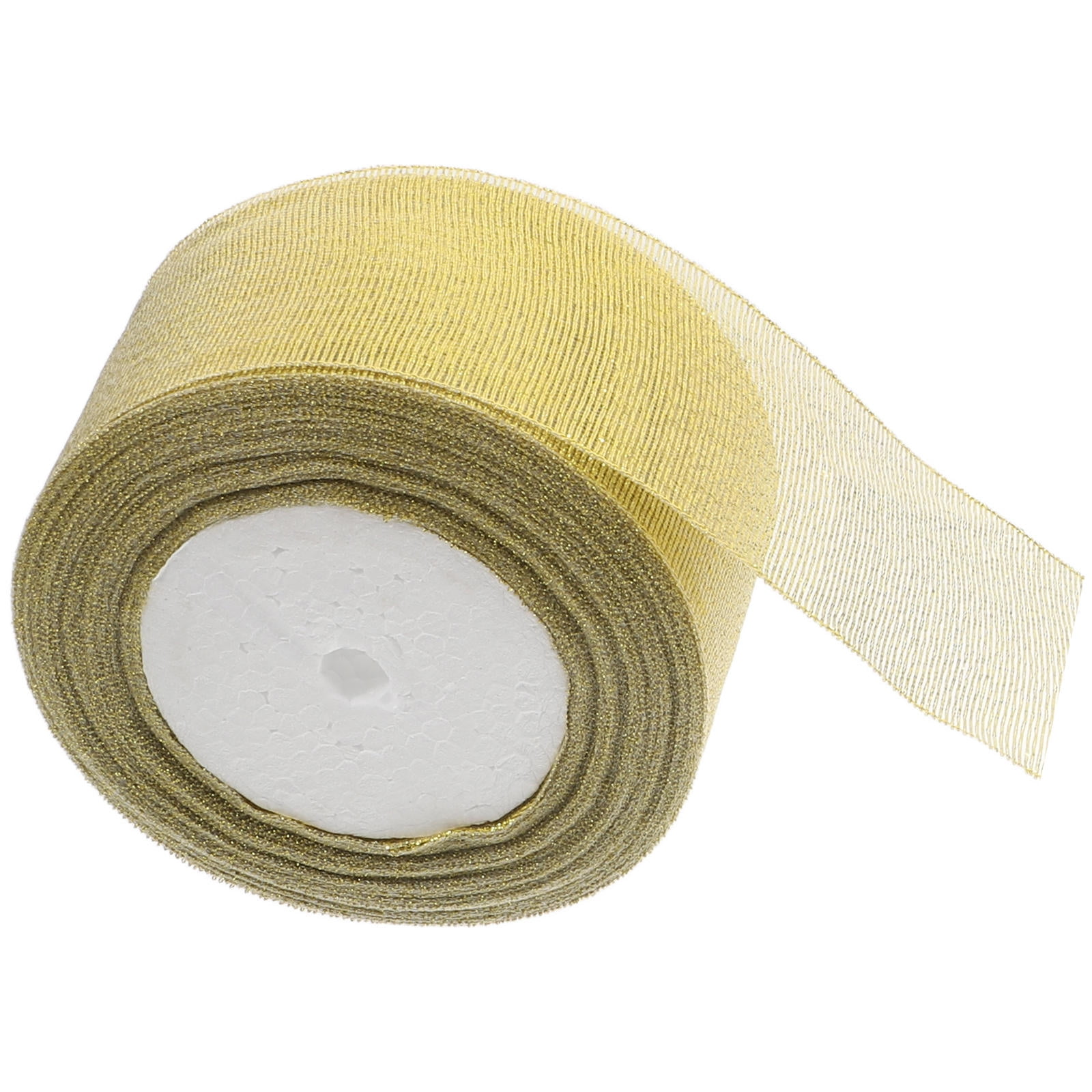 DEEPCRAFF Golden Metallic Ribbon for Craft and Decoration Use with ...