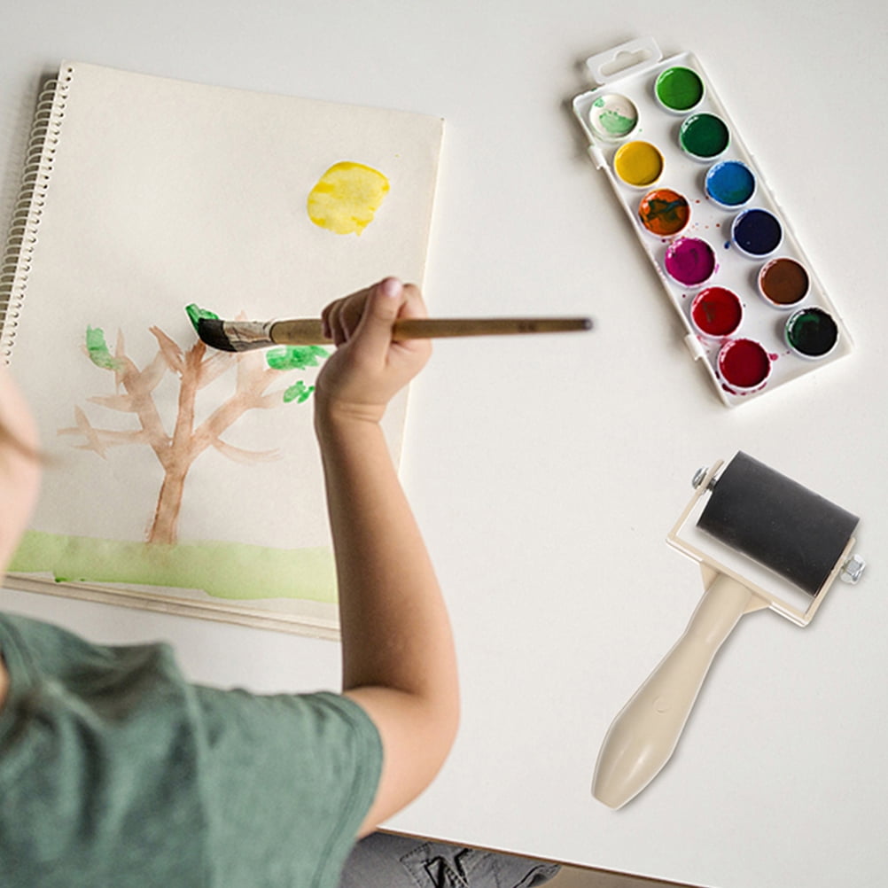 DEEPCRAFF Indoor Roller 8Pcs Cylindrical Rollers with Simple and Generous Design for Art ...