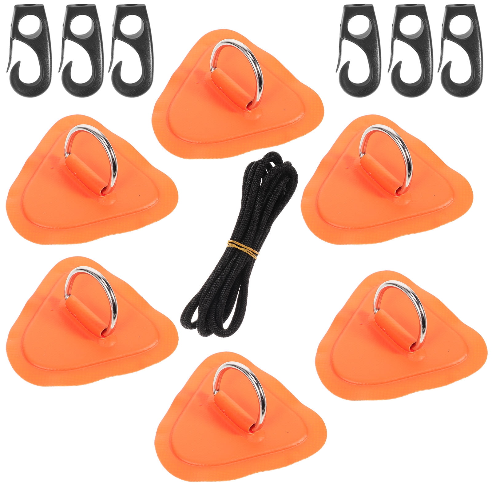 DEEPCRAFF Inflatable Boat D-ring Patches Orange for Water Sports ...