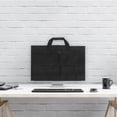 DEEPCRAFF Desktop Computer Monitor Dust Cover Black Nylon Fabric ...