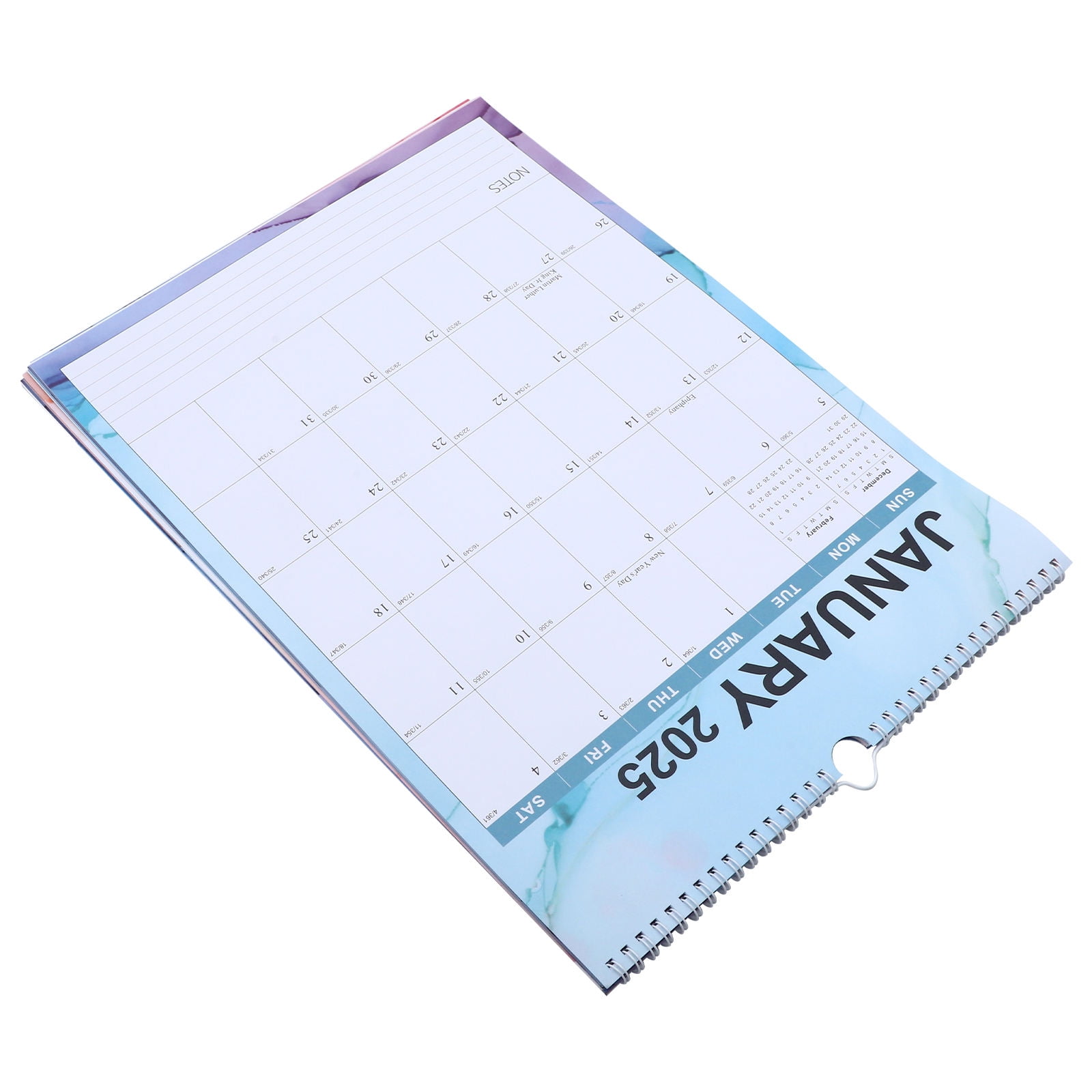 DEEPCRAFF Multi Colored Wall Calendar for Home Use Lightweight Paper ...