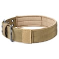 DEEPCRAFF Nylon Pet Collar Khaki Color with Metal Buckle and Cnc ...