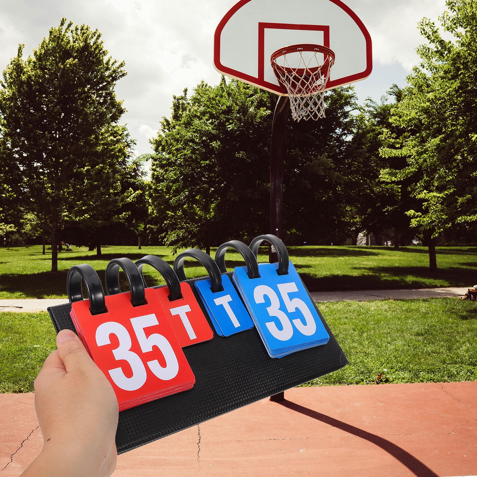 DEEPCRAFF Compact Basketball Scoreboard with Easy Reset Function for ...