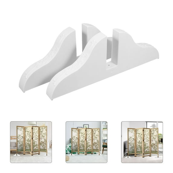 DEEPCRAFF Partition Support Stand 2Set for Room Dividers with Floor ...