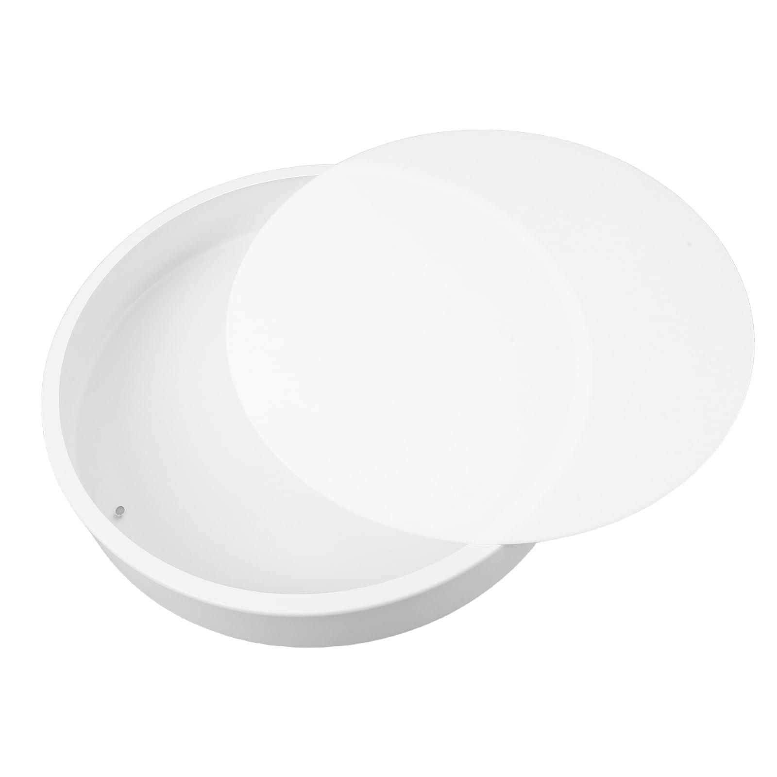 DEEPCRAFF Plastic Ceiling Light Covers White Flush Mount Round Shade ...