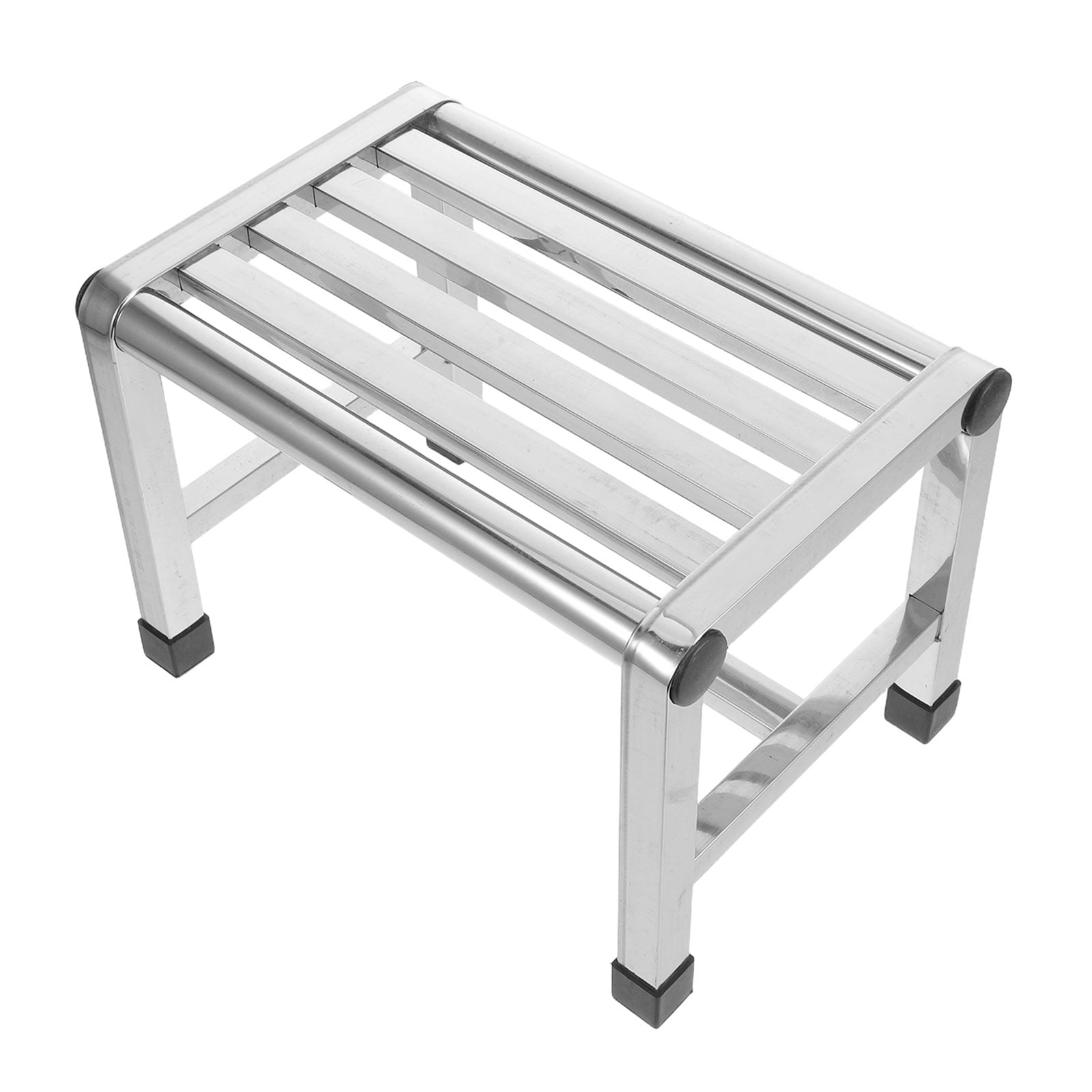 DEEPCRAFF Compact Portable Stainless Steel Shower Chair with Modern ...