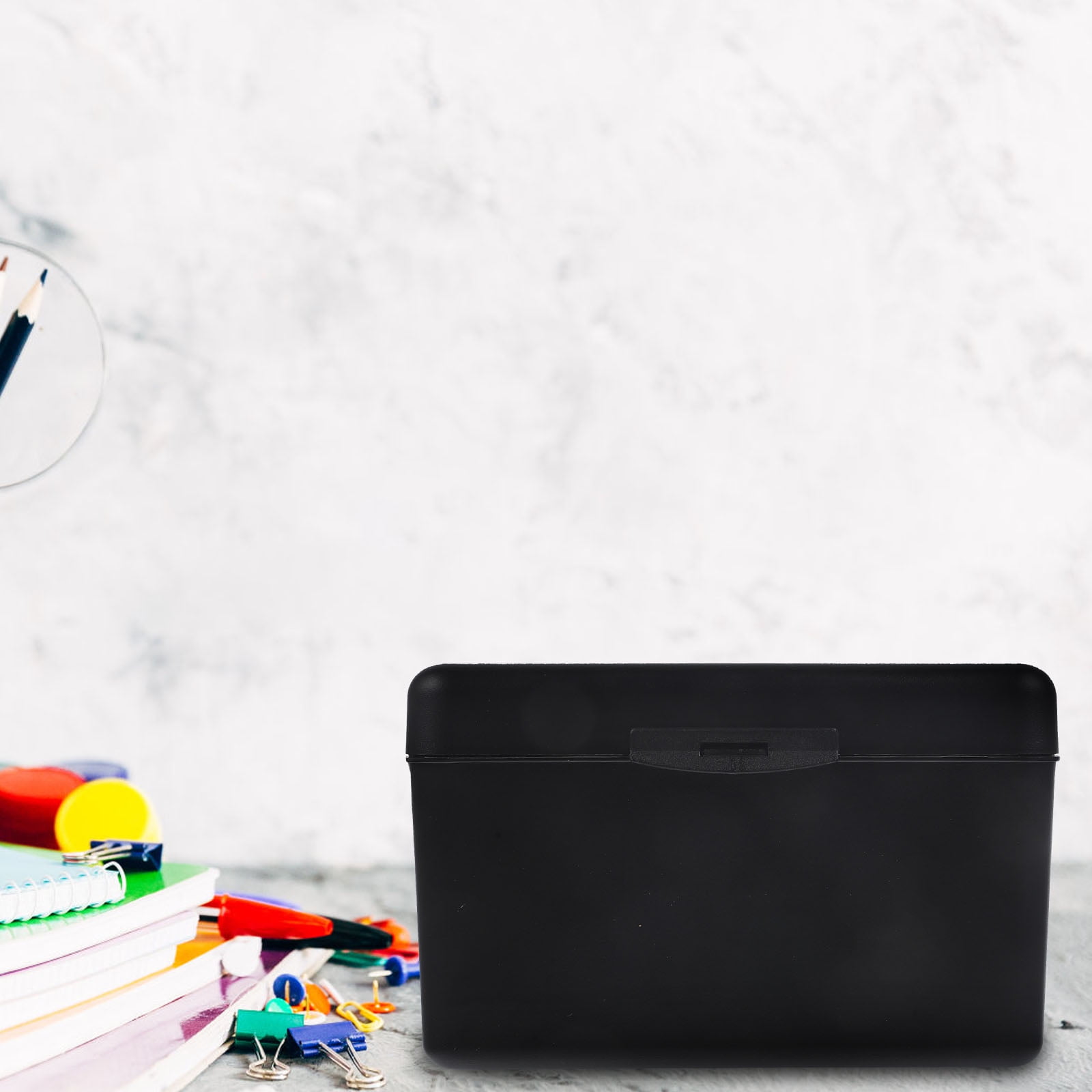 DEEPCRAFF Black Paperclip Pen Holder for Desk Organization, Wear ...