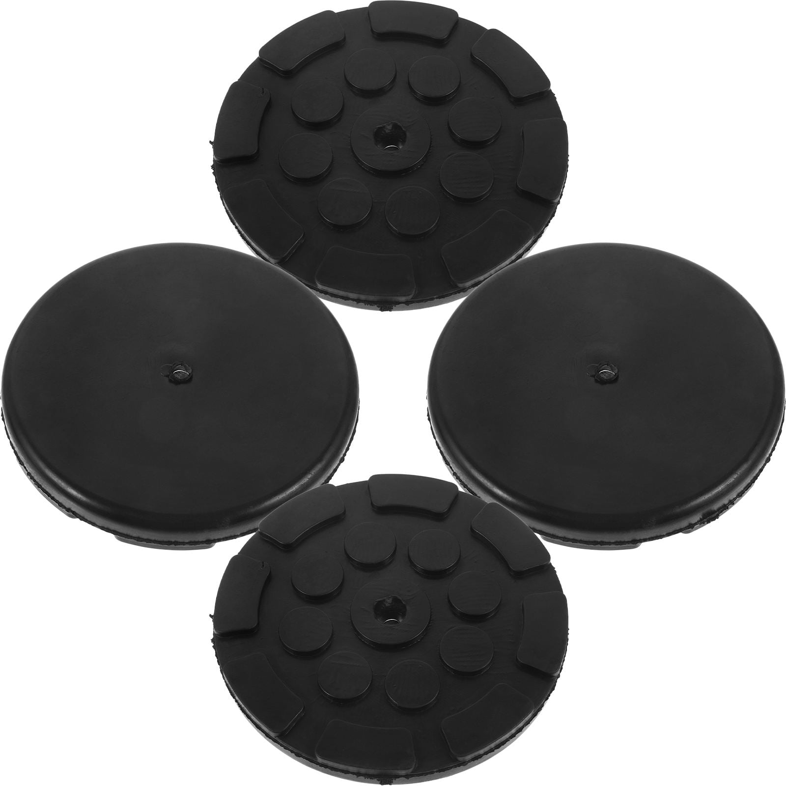 DEEPCRAFF Round Lift Pads 4Set Black Rubber Anti-slip for Car Lifter ...