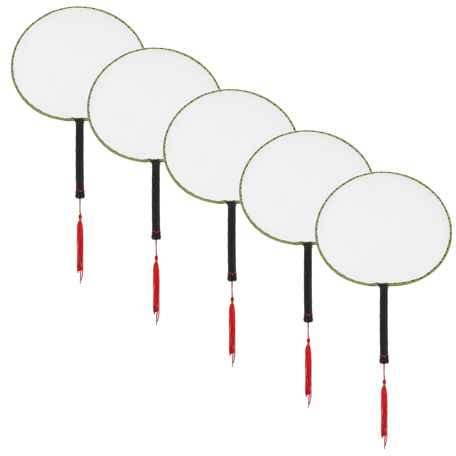 Phenofice DIY Painting Hand Fan Multi Silk 5Pcs - Walmart.com