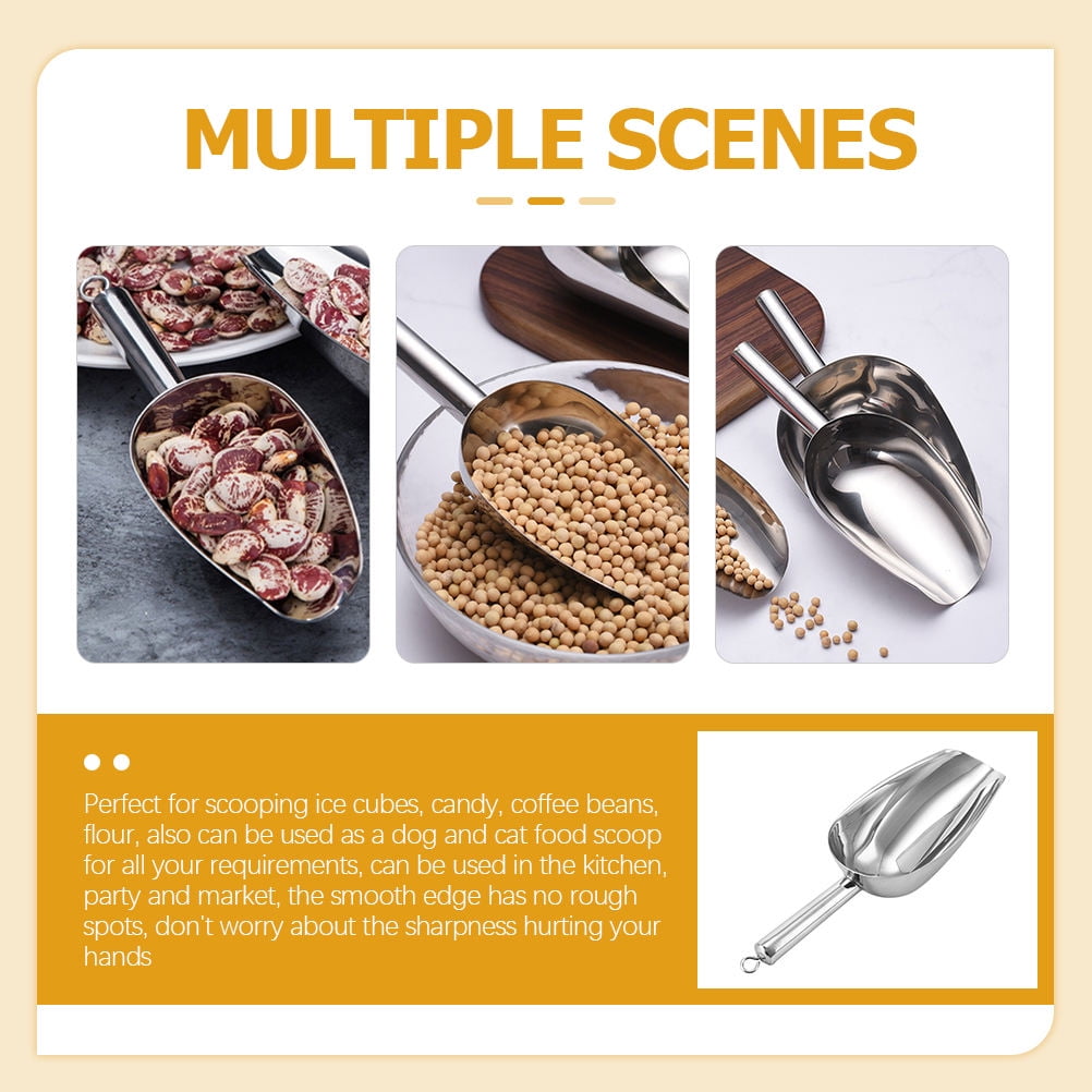 DEEPCRAFF Stainless Steel Ice Scoop for Home and Bar Use Suitable for ...