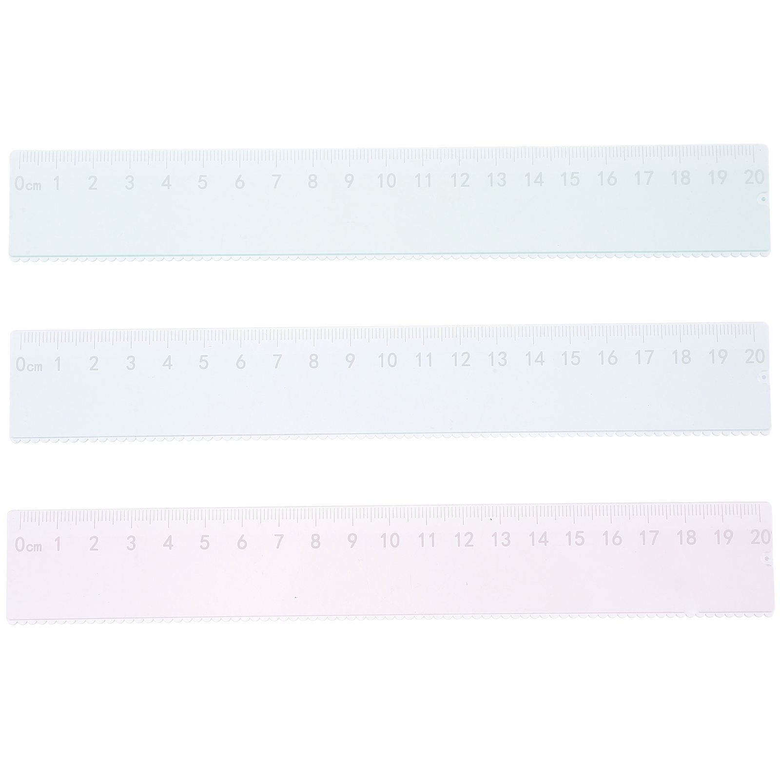 DEEPCRAFF Acrylic Measuring Ruler for Students Clear Design Accurate ...