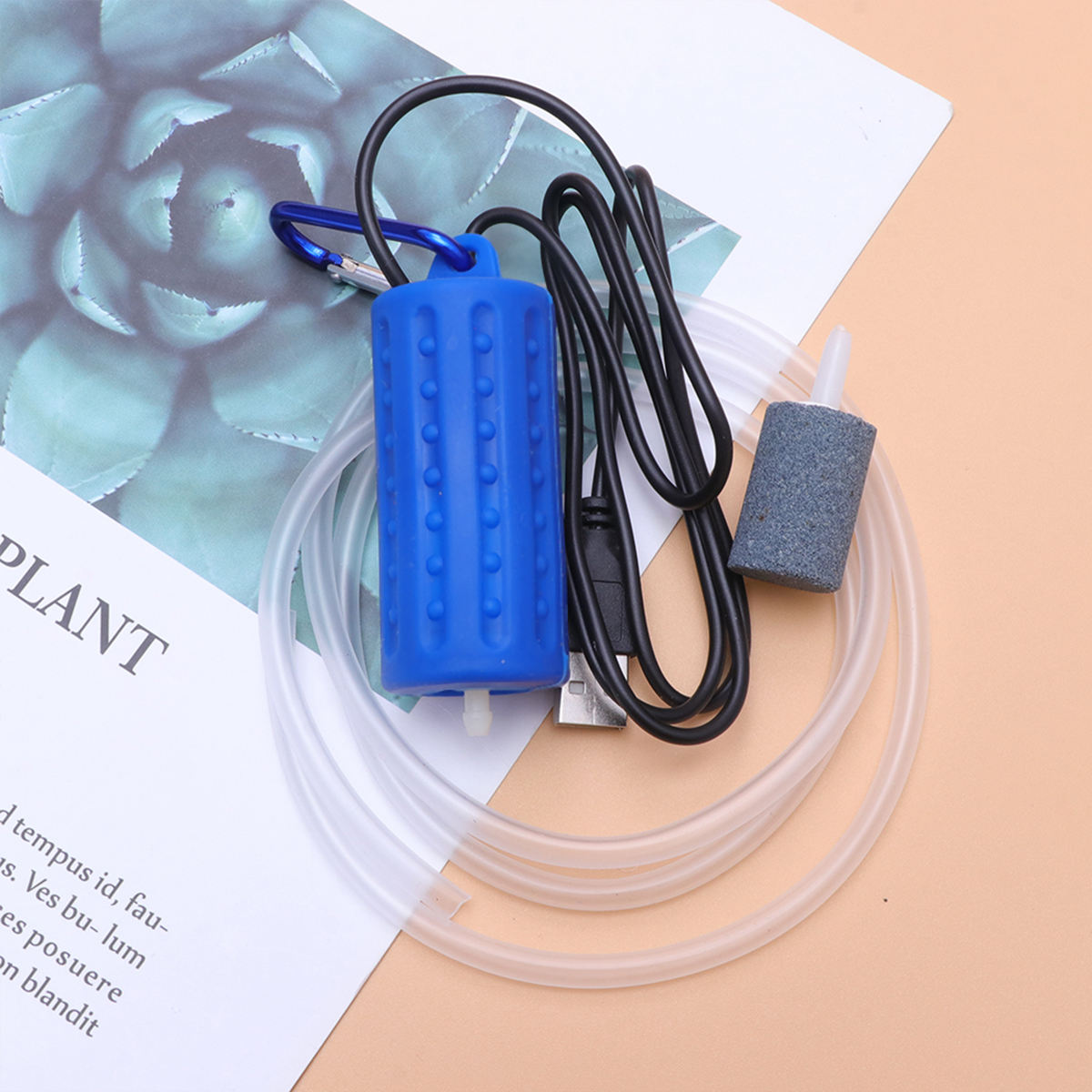 Phenofice Tank Bubble Diffuser Oxygen Pump Dark Blue 1Pcs - Walmart.com