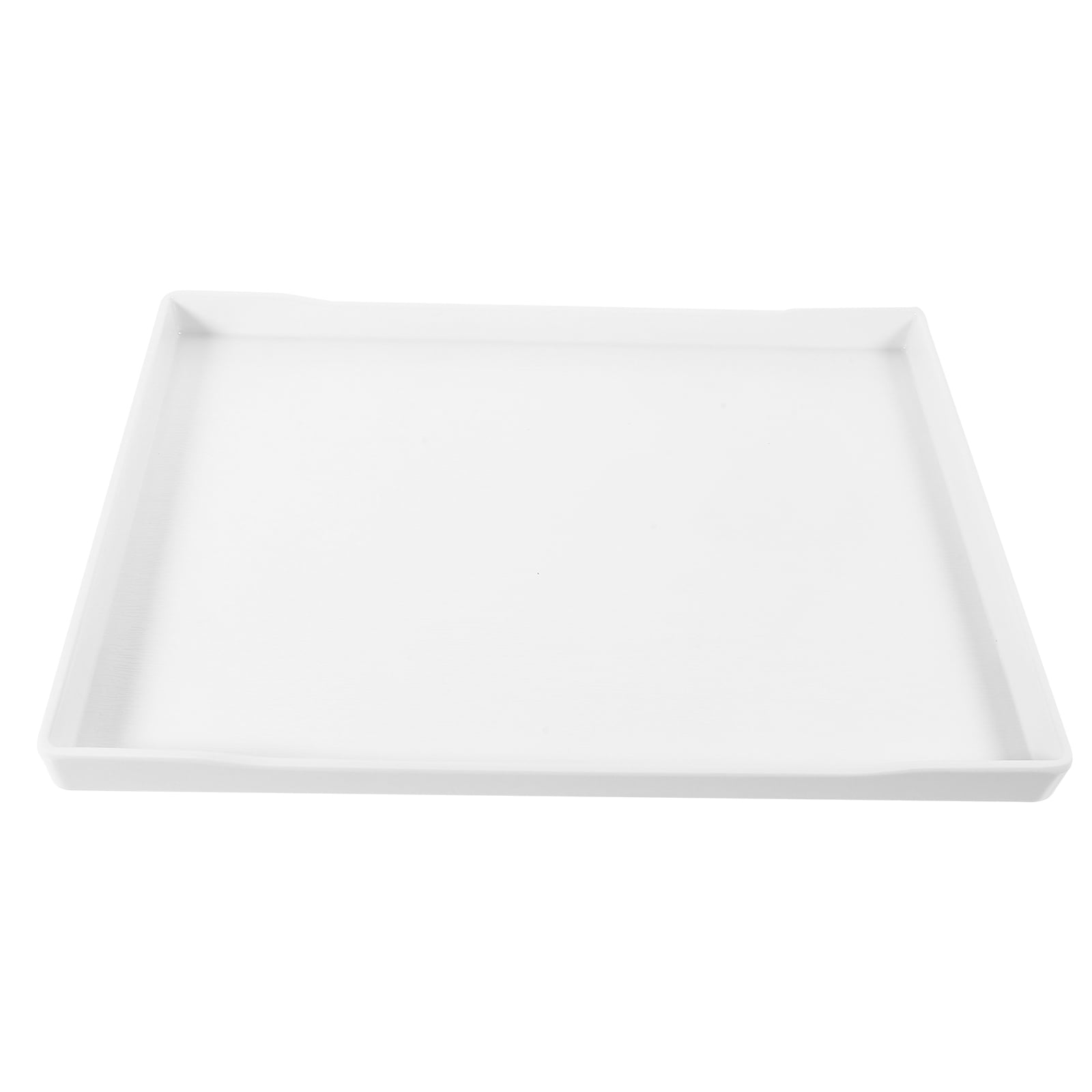DEEPCRAFF White Rectangular Serving Tray for Tea Sets, Food Serving ...