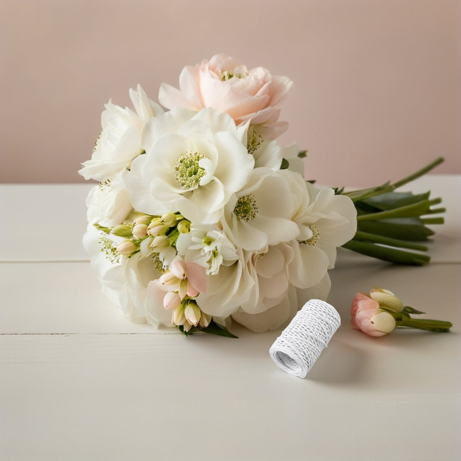DEEPCRAFF White Paper Wrapped Floral Wire for Garden Use and DIY ...