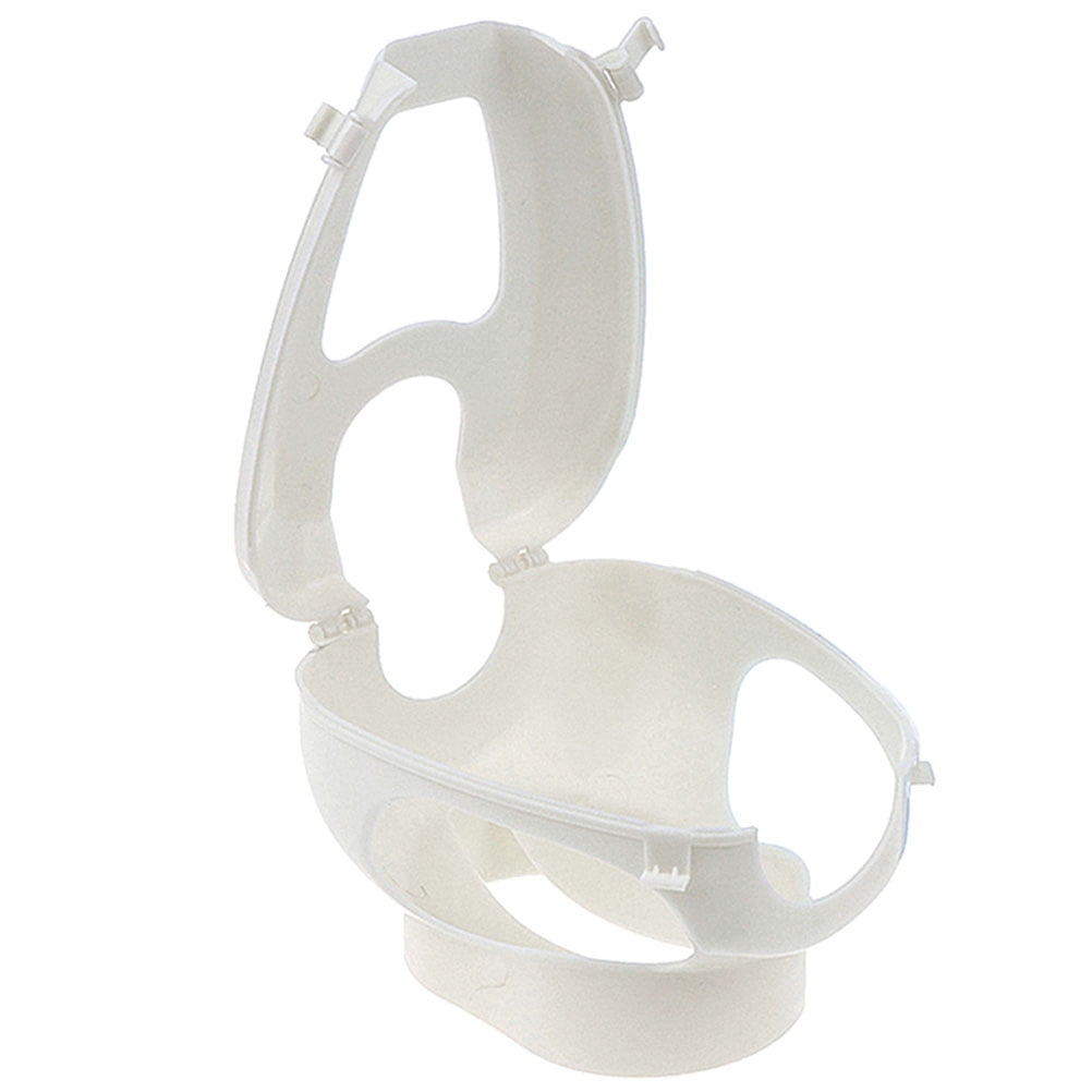 DEEPCRAFF White Plastic Pigeon Holder Feeding Fixer Rack Durable Hollow ...