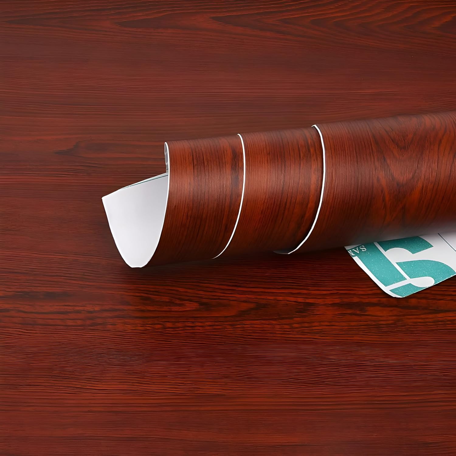 DEEPLITE Self Adhesive Waterproof Vinyl Wood Grain Wallpaper for ...