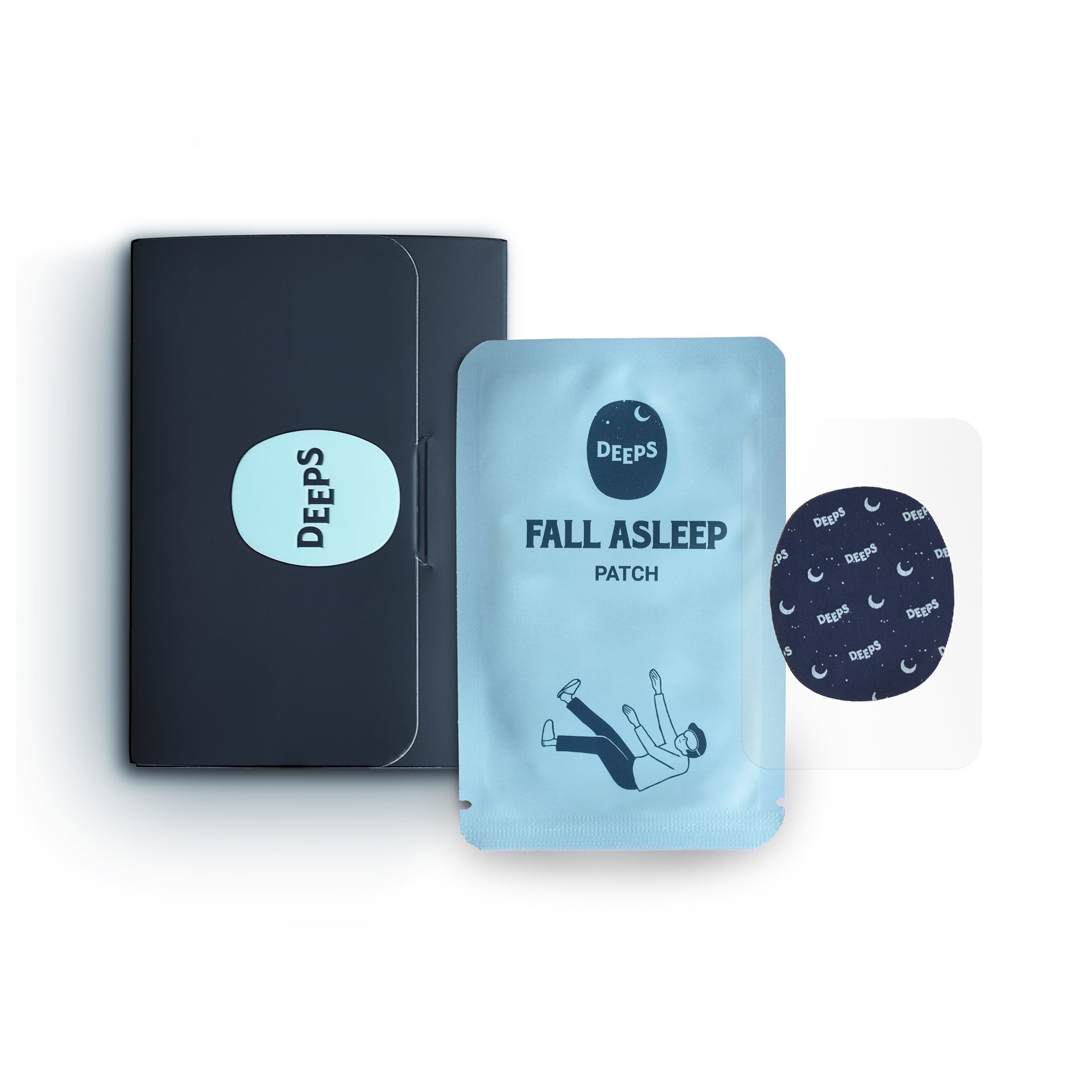 DEEPS Fall Asleep Patch – Natural, Drug-Free Sleep Patches with Extra Calming Ingredients like ...