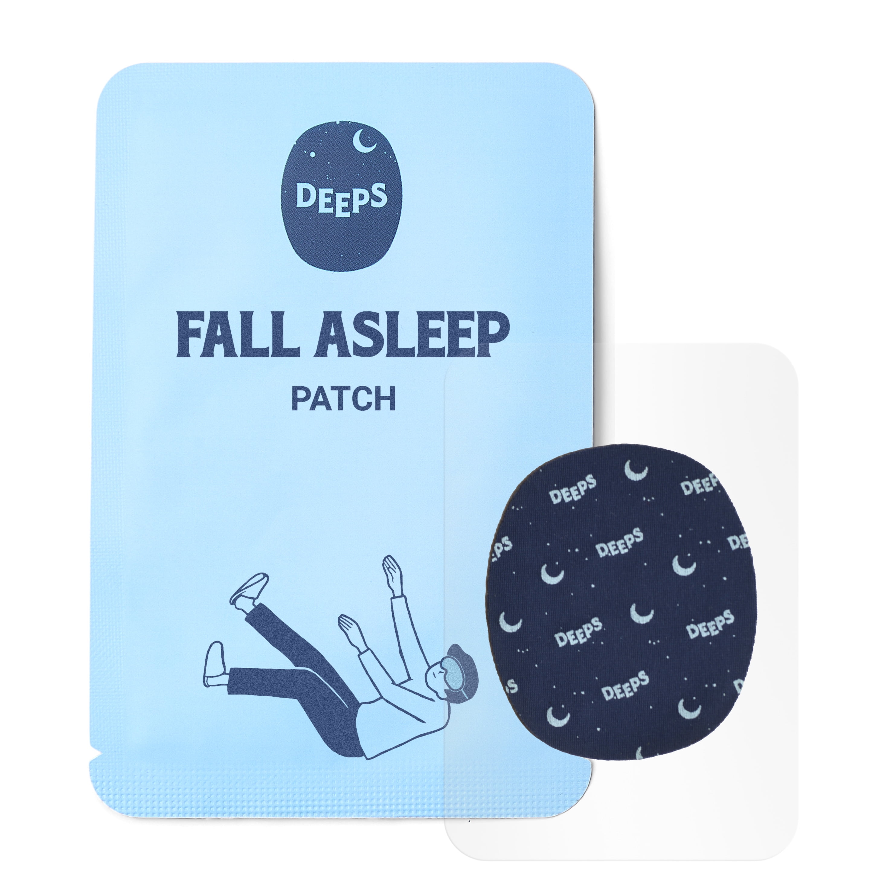 DEEPS Fall Asleep Patch – Natural, Drug-Free Sleep Patches with Extra Calming Ingredients like ...