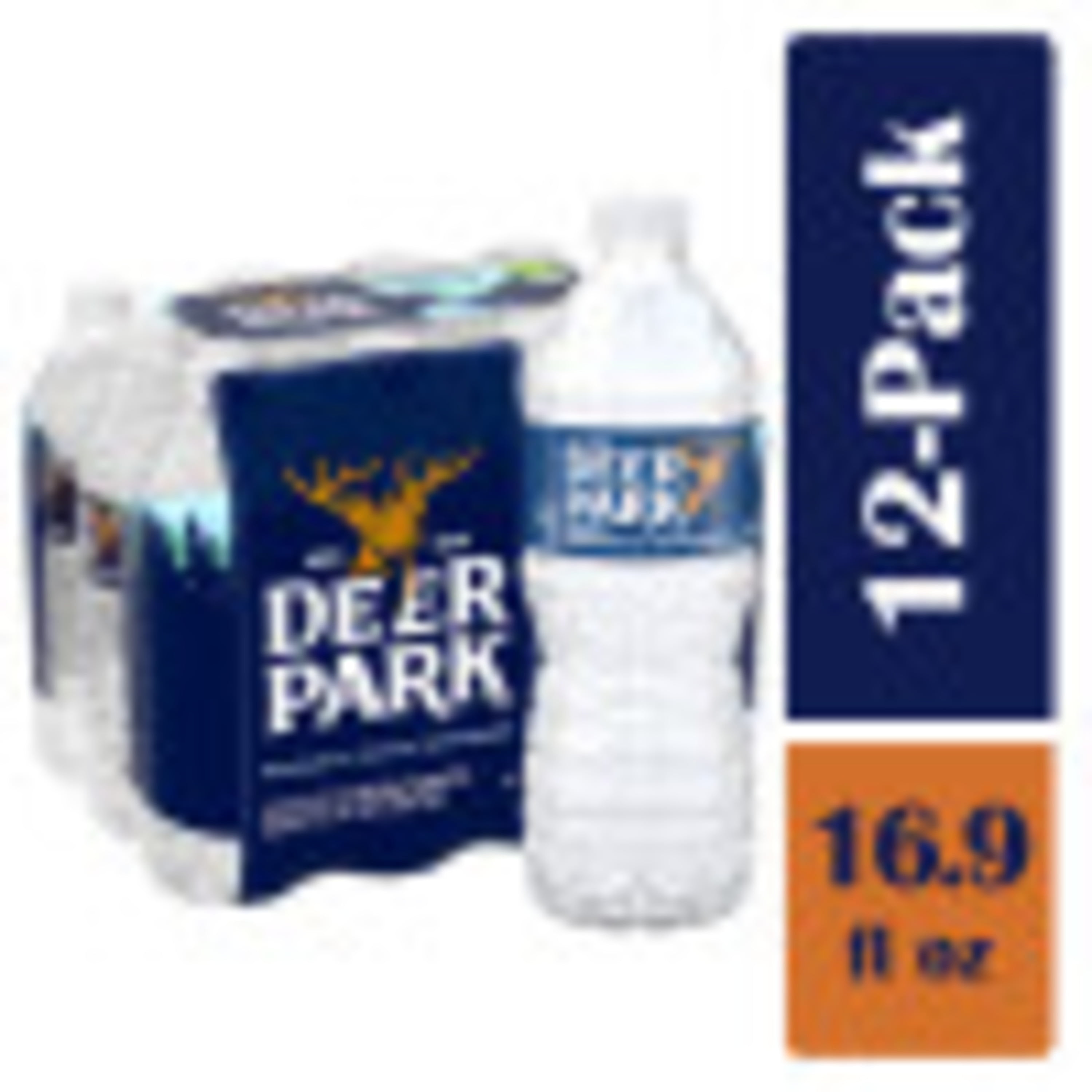 DEER PARK 100% Natural Spring Water, 16.9-ounce Recyclable Plastic ...