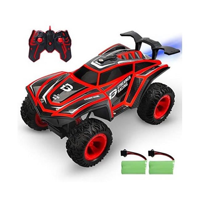 DEERC 1-12 Scale Remote Control Car with 4WD Off Road Rock Crawler 2.4 ...