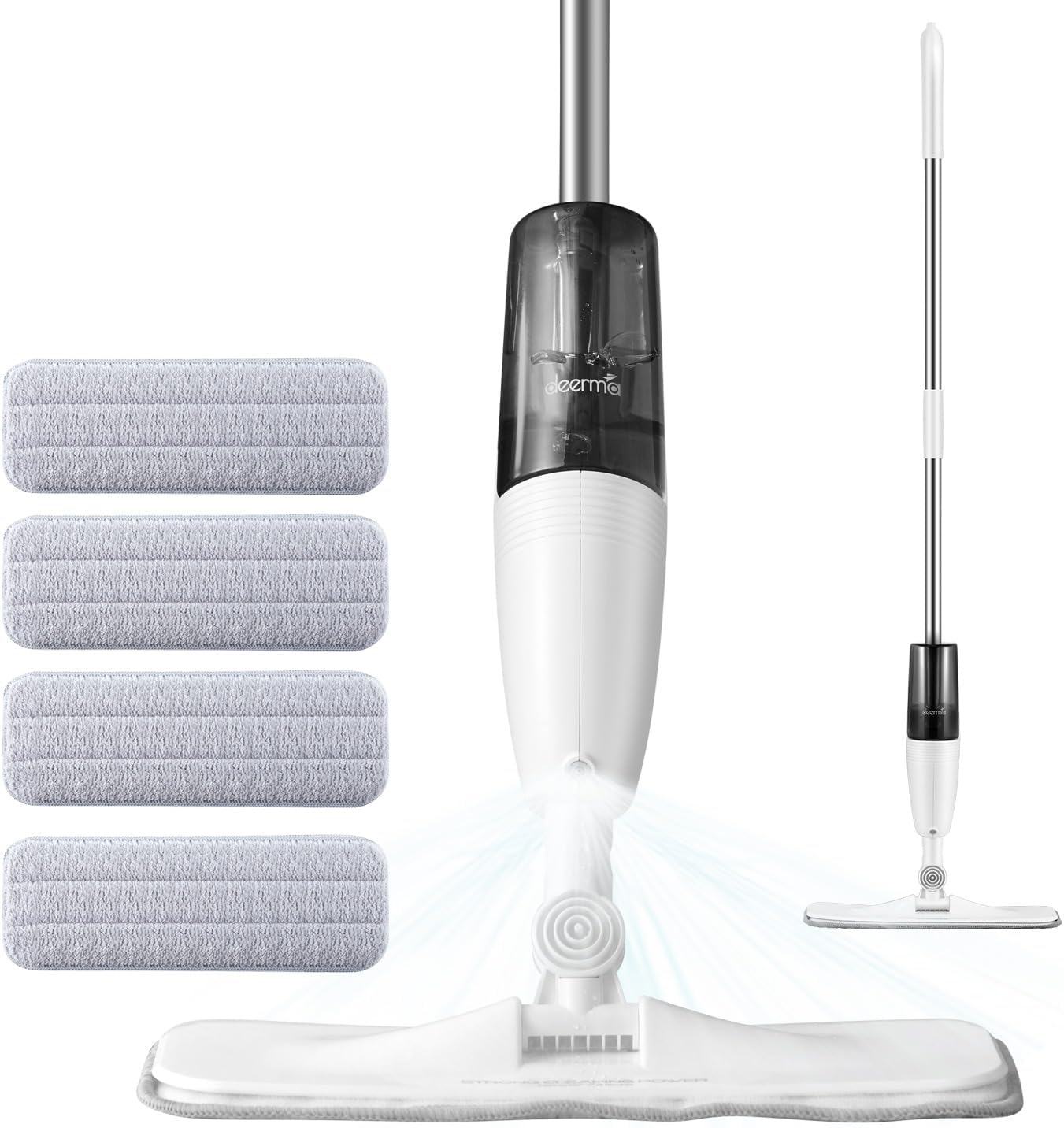 DEERMA Spray Mops for Floor Cleaning with Microfiber Mop Pad Refills ...
