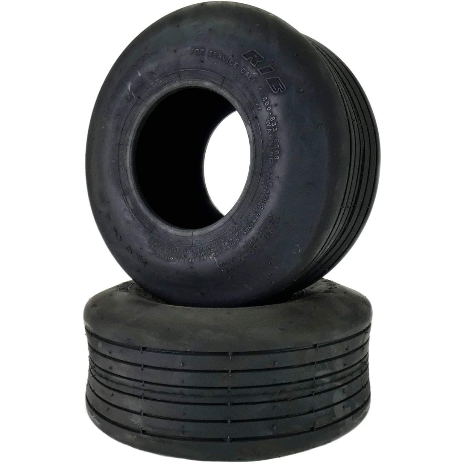DEESTONE 15x6.00-6 Rib Smooth Lawn Tire Set of Two Hay Tedder - Walmart.com