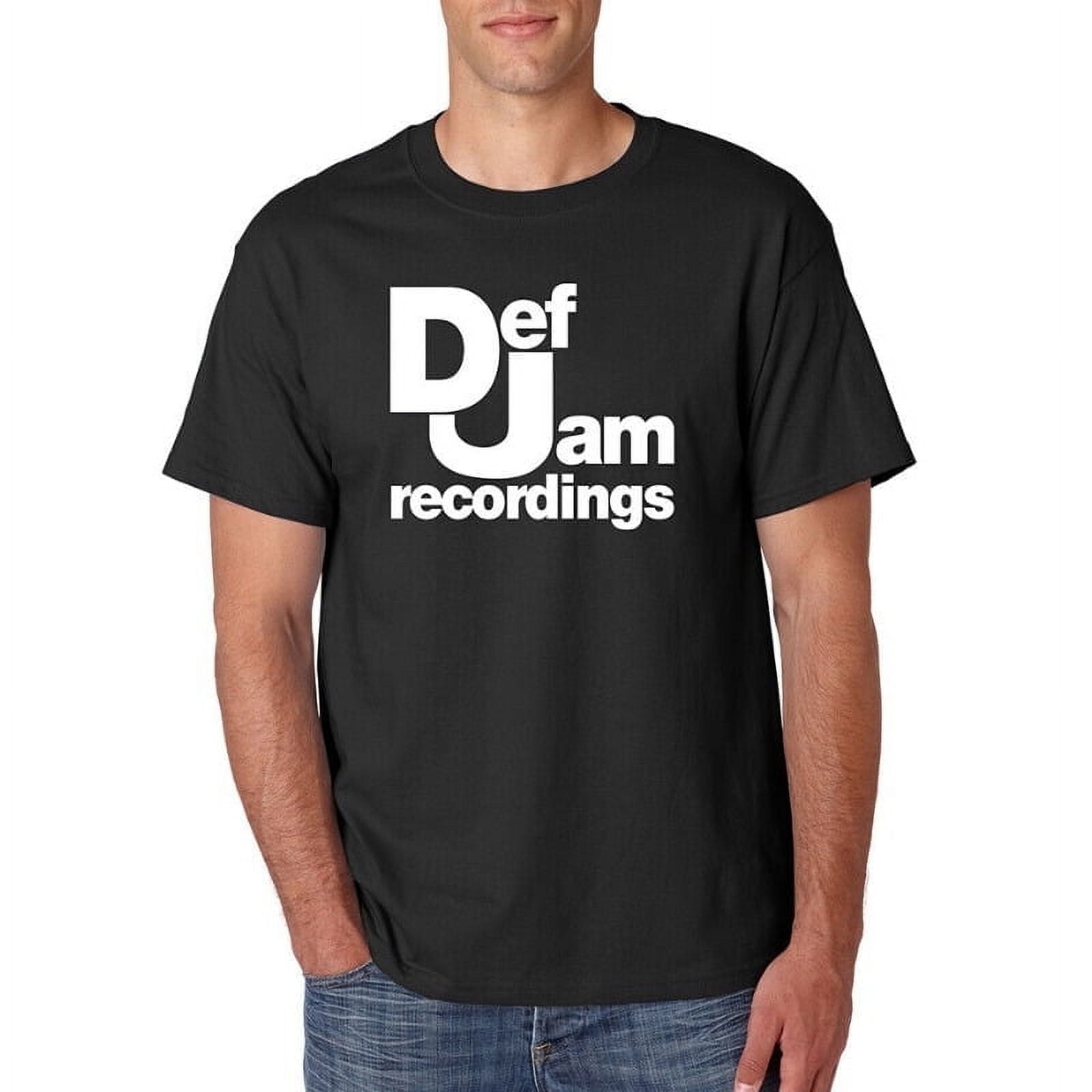 DEF JAM Recordings Logo T-Shirt Hip Hop Rap Classic Music Label Record ...